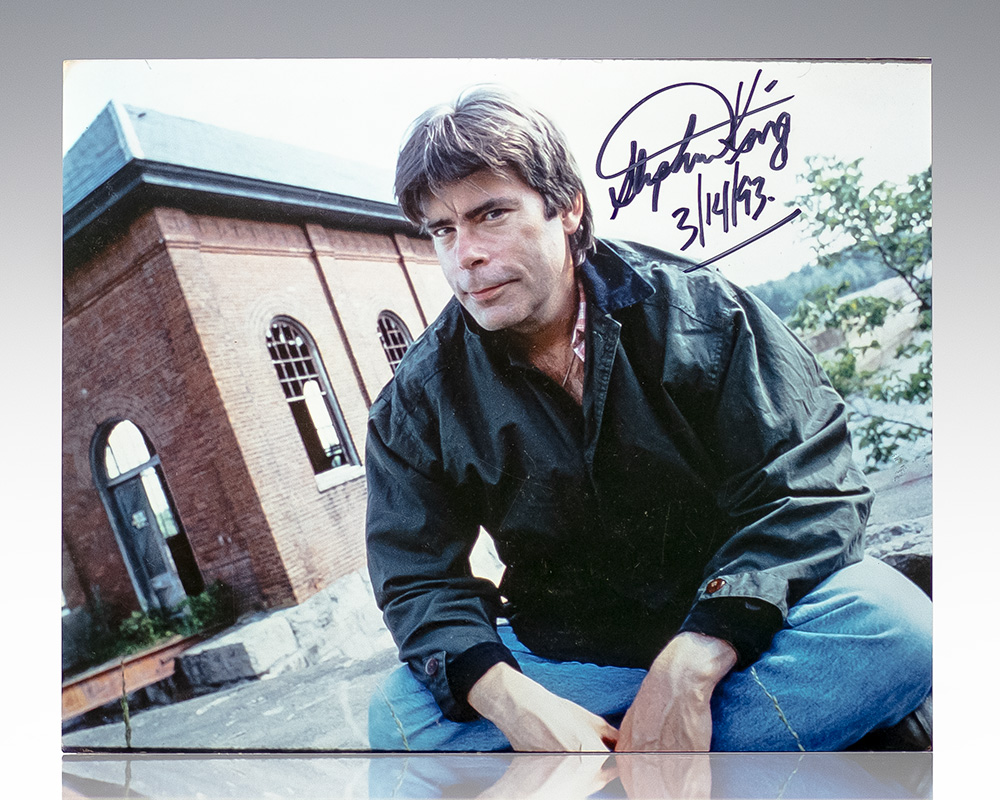 Stephen King Signed Photograph. by King, Stephen: (1993) Signed by ...