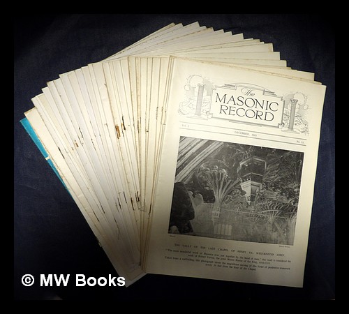 The Masonic Record by The Masonic Record: (1922) 1st edition. | MW Books