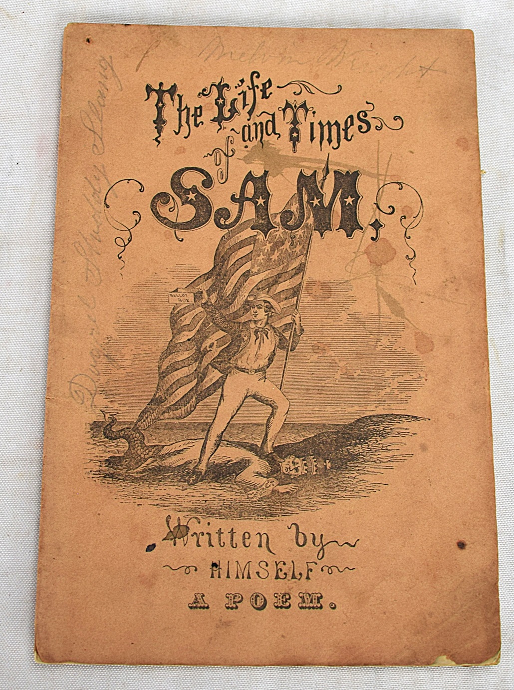 The Life and Times of Sam: A Poem by Henry Chase: Fair Paperback (1855 ...