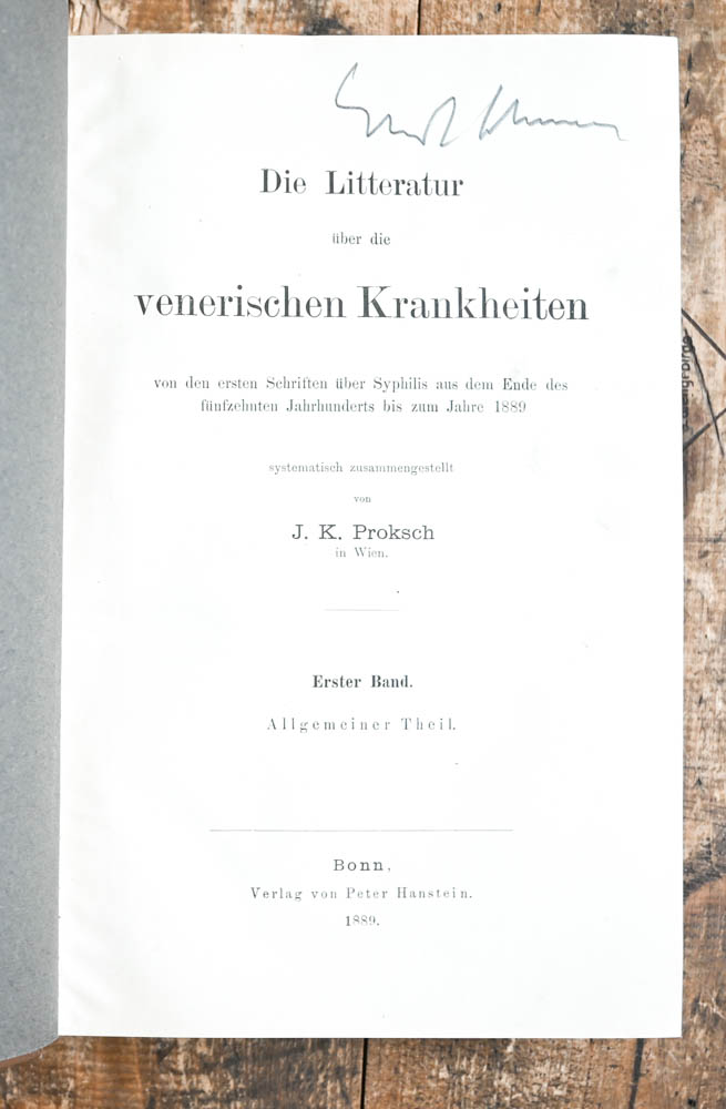 Die Litteratur über die venerischen Krankheiten von den ersten ...