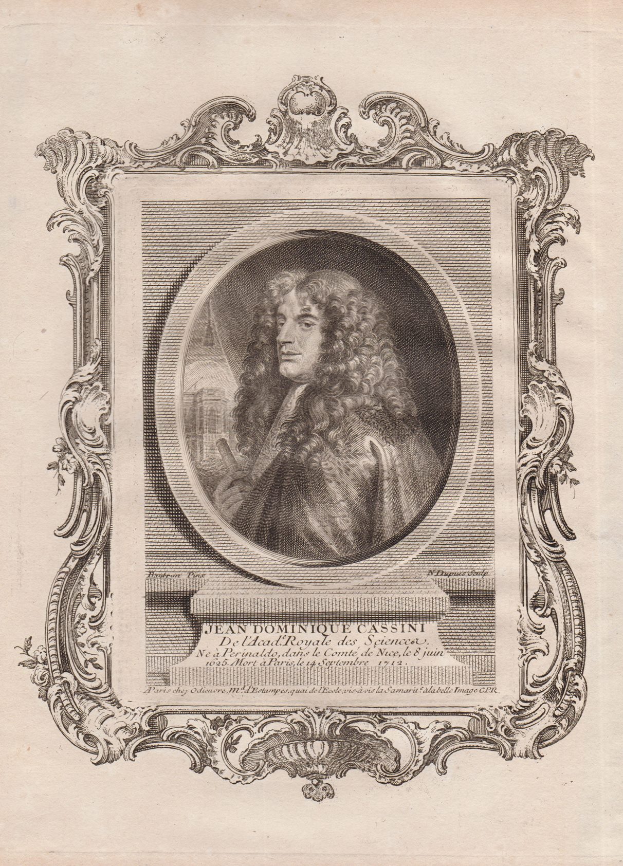 "Jean Dominique Cassini" - Giovanni Domenico Cassini (1625-1712 ...