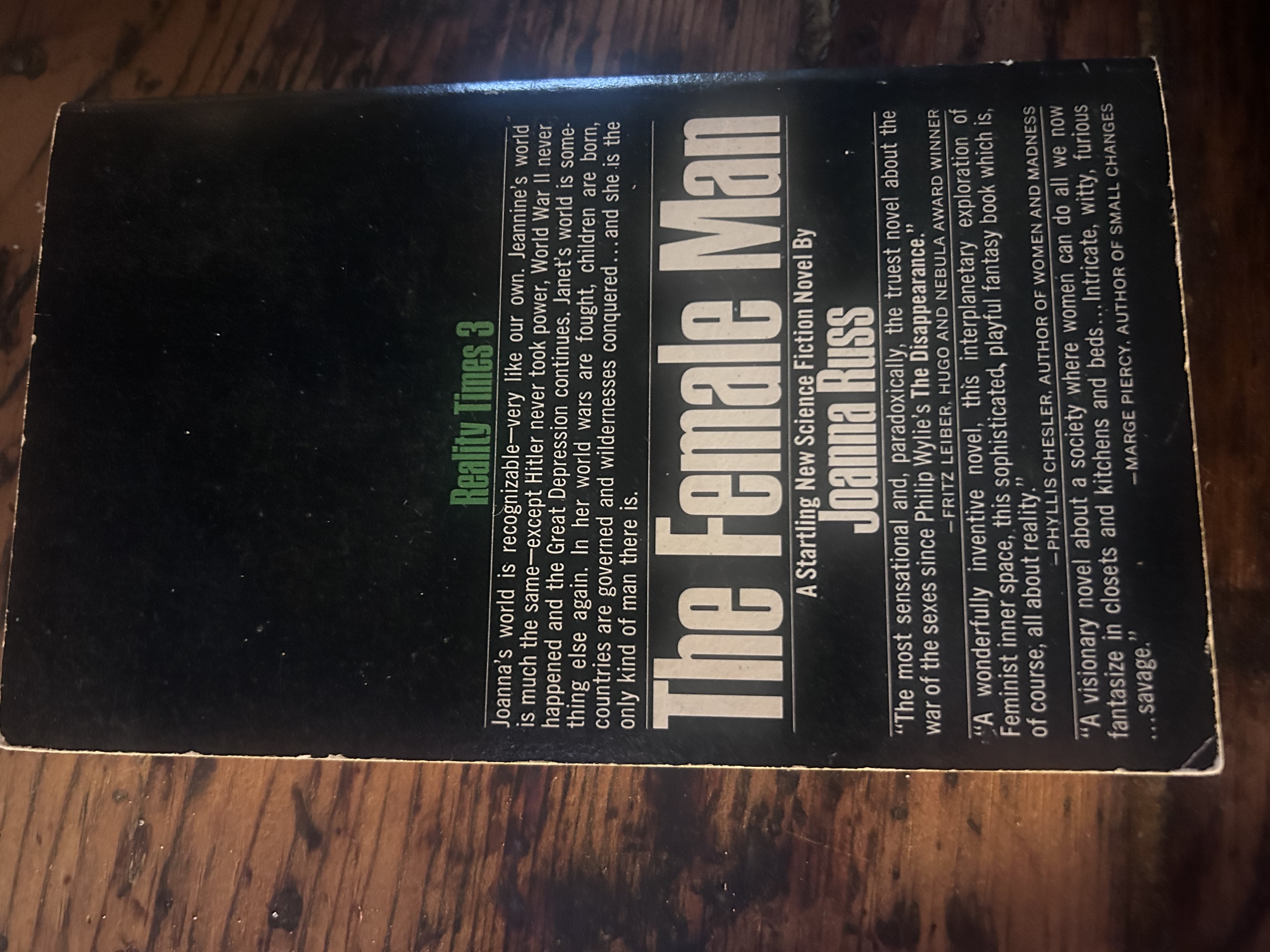 The Female Man by Joanna Russ: Near Fine Soft cover (1975) | Wheelwrite ...