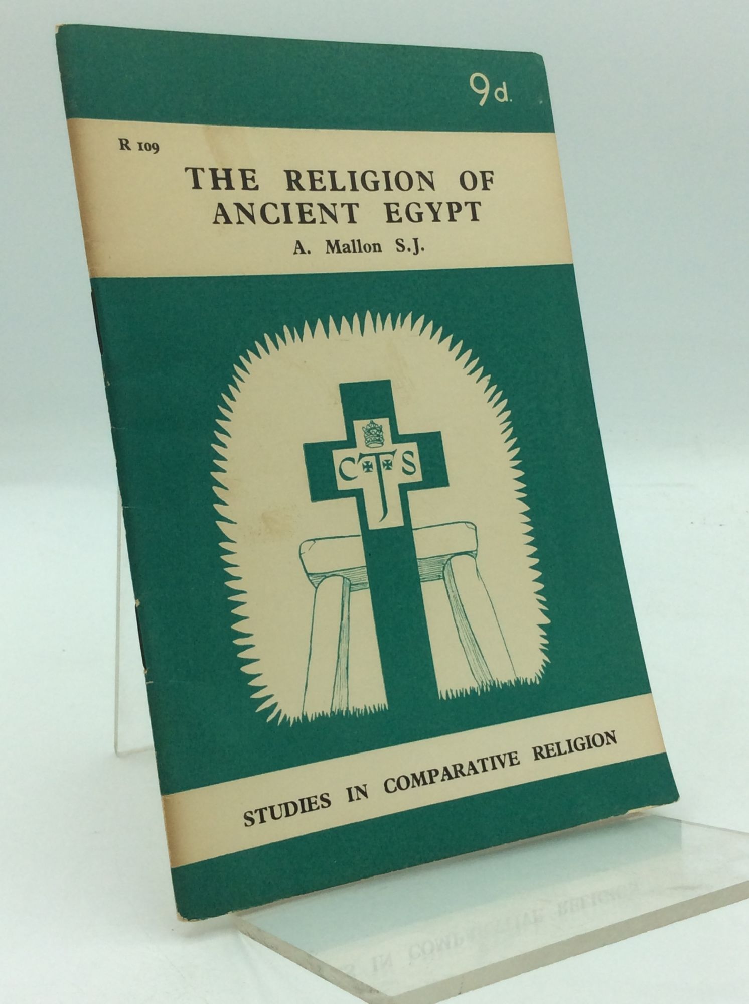 THE RELIGION OF ANCIENT EGYPT by Rev. Alexis Mallon: Very Good ...
