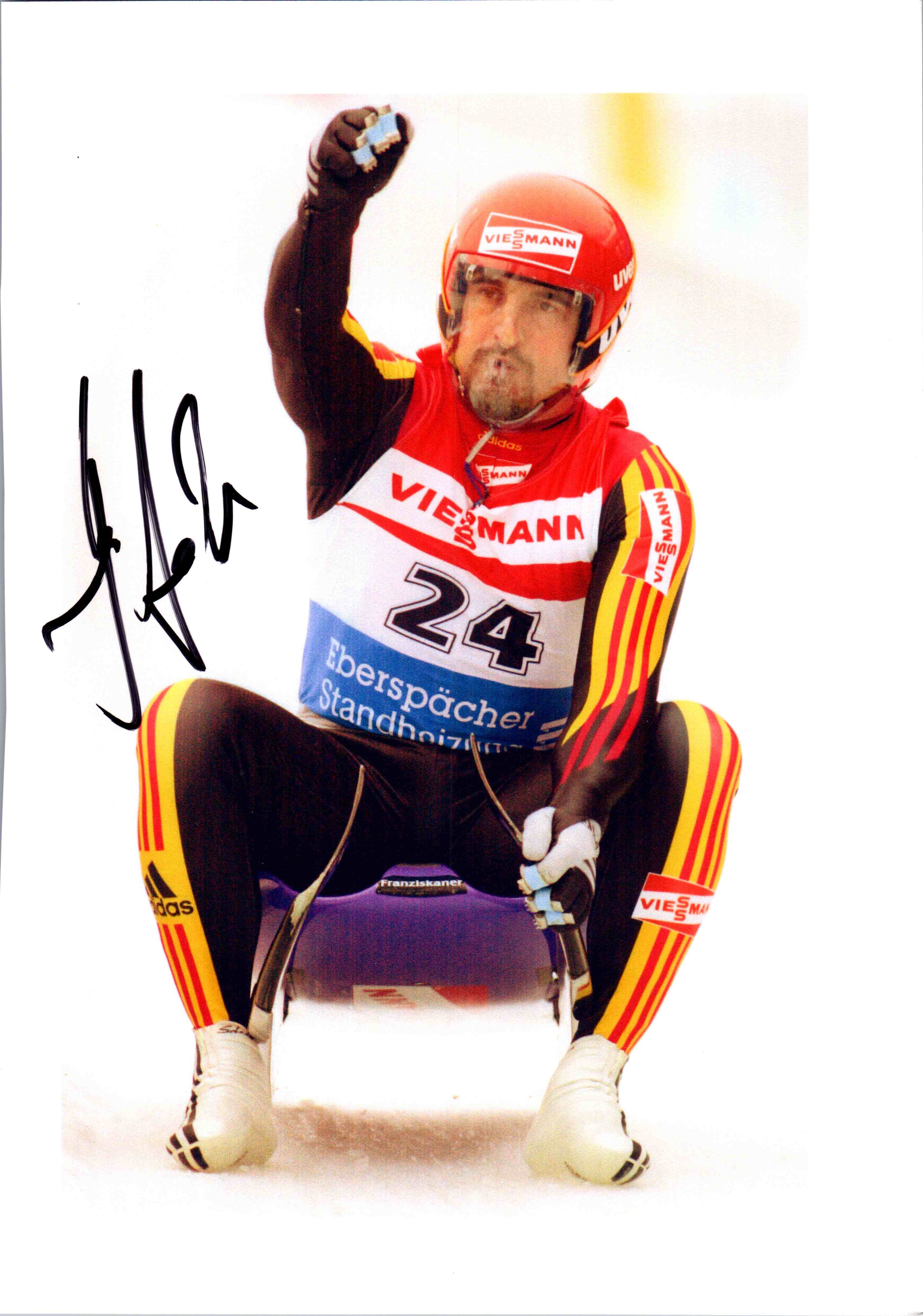 Original Autogramm Georg Hackl Rennrodeln /// Autogramm Autograph ...