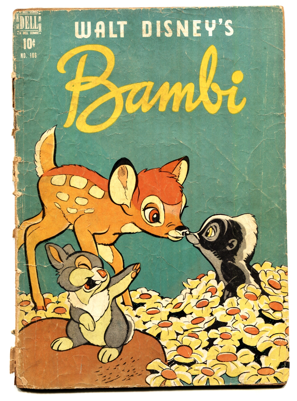 FOUR COLOR COMICS #186--Bambi--DISNEY--DELL--comic book: (1948) Comic ...
