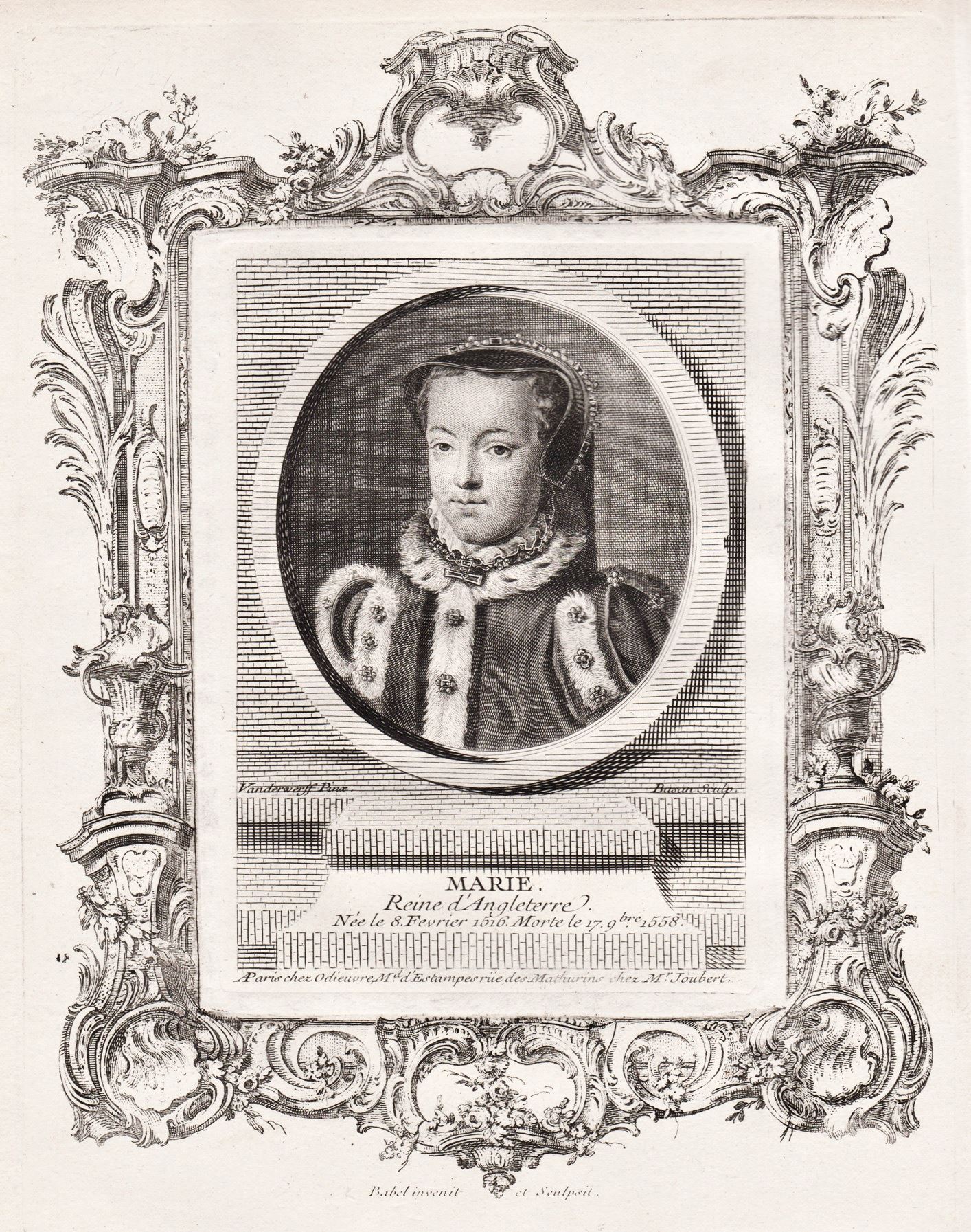 "Marie, Reine d'Angleterre" - Mary I of England (1516-1558) / Queen ...