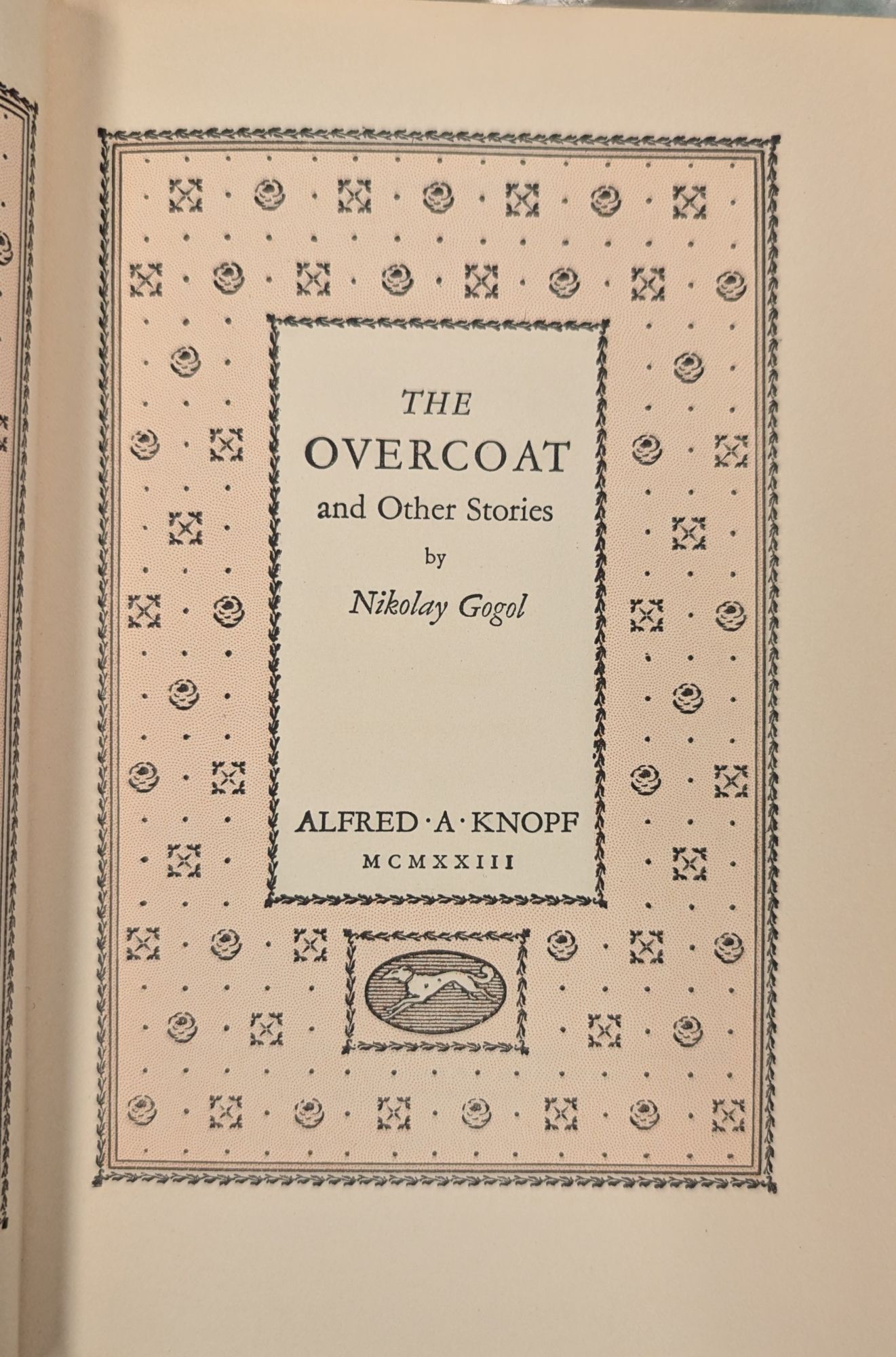 The Overcoat by Nikolay Gogol; Constance Garnett (tr): Very good ...