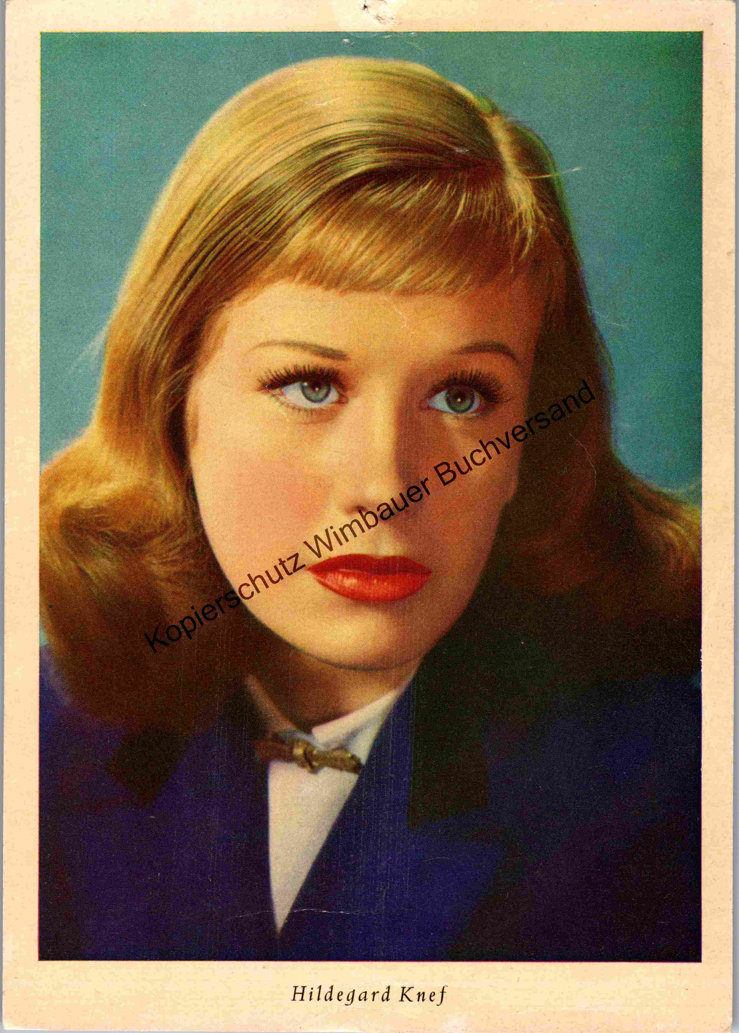 Postkarte Hildegard Knef (1925-2002) von Knef, Hildegard :: Signatur ...