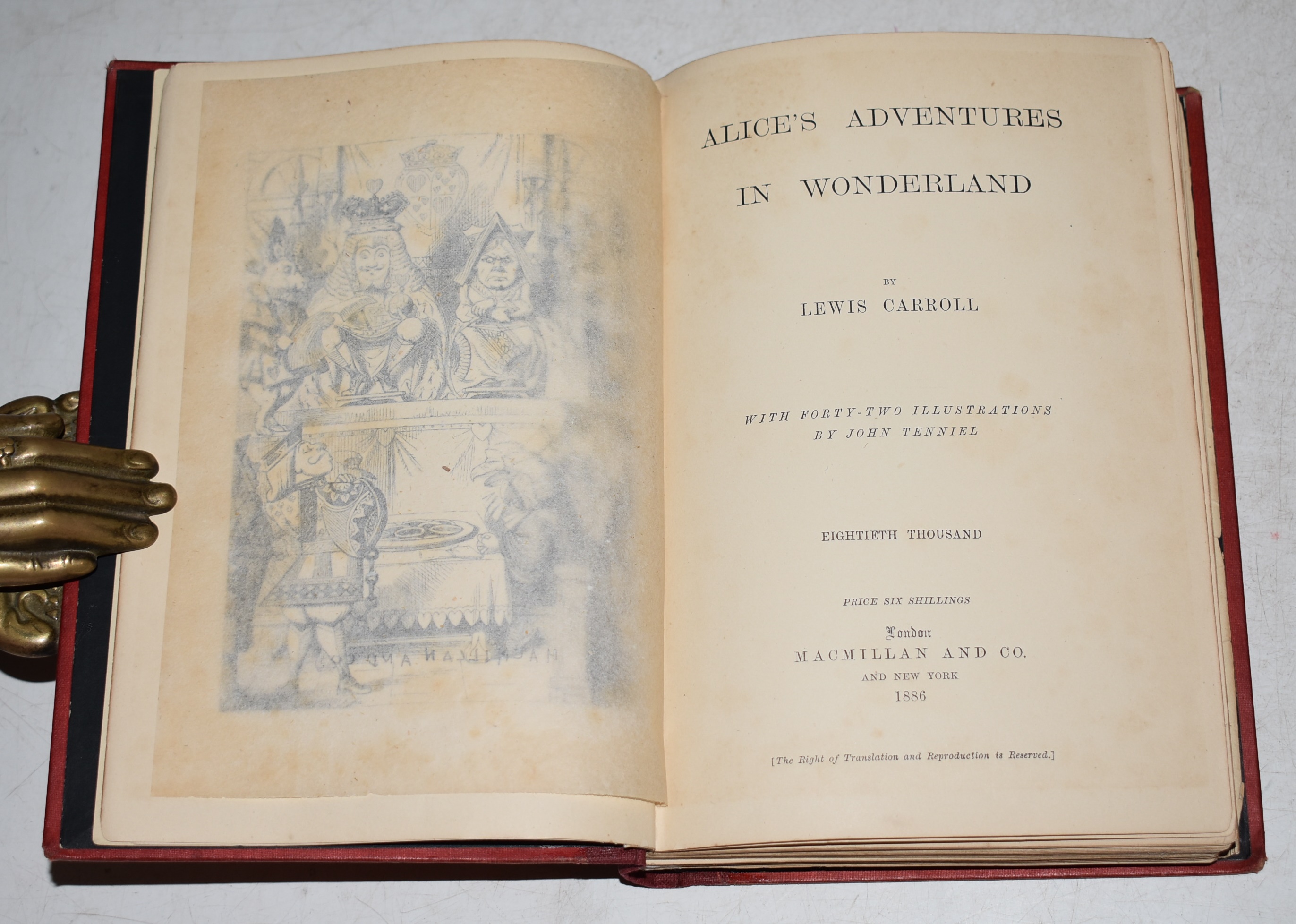 Alice's Adventures In Wonderland. With Forty-Two Illustrations by John ...