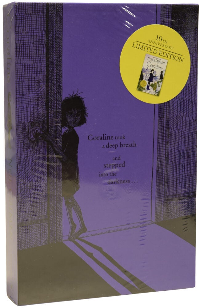 Coraline by GAIMAN, Neil (born 1960), [RIDDELL, Chris, illustrator ...