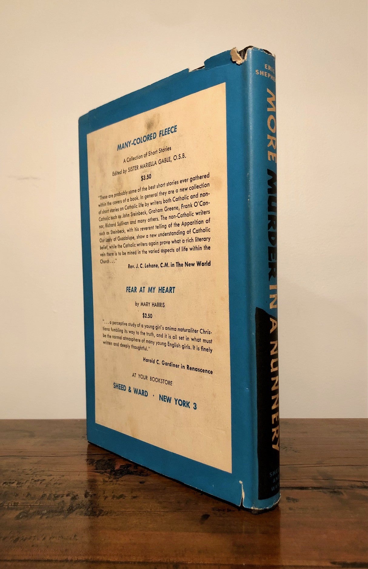 More Murder in a Nunnery by SHEPHERD, Eric: Very Good+ Hardcover with ...