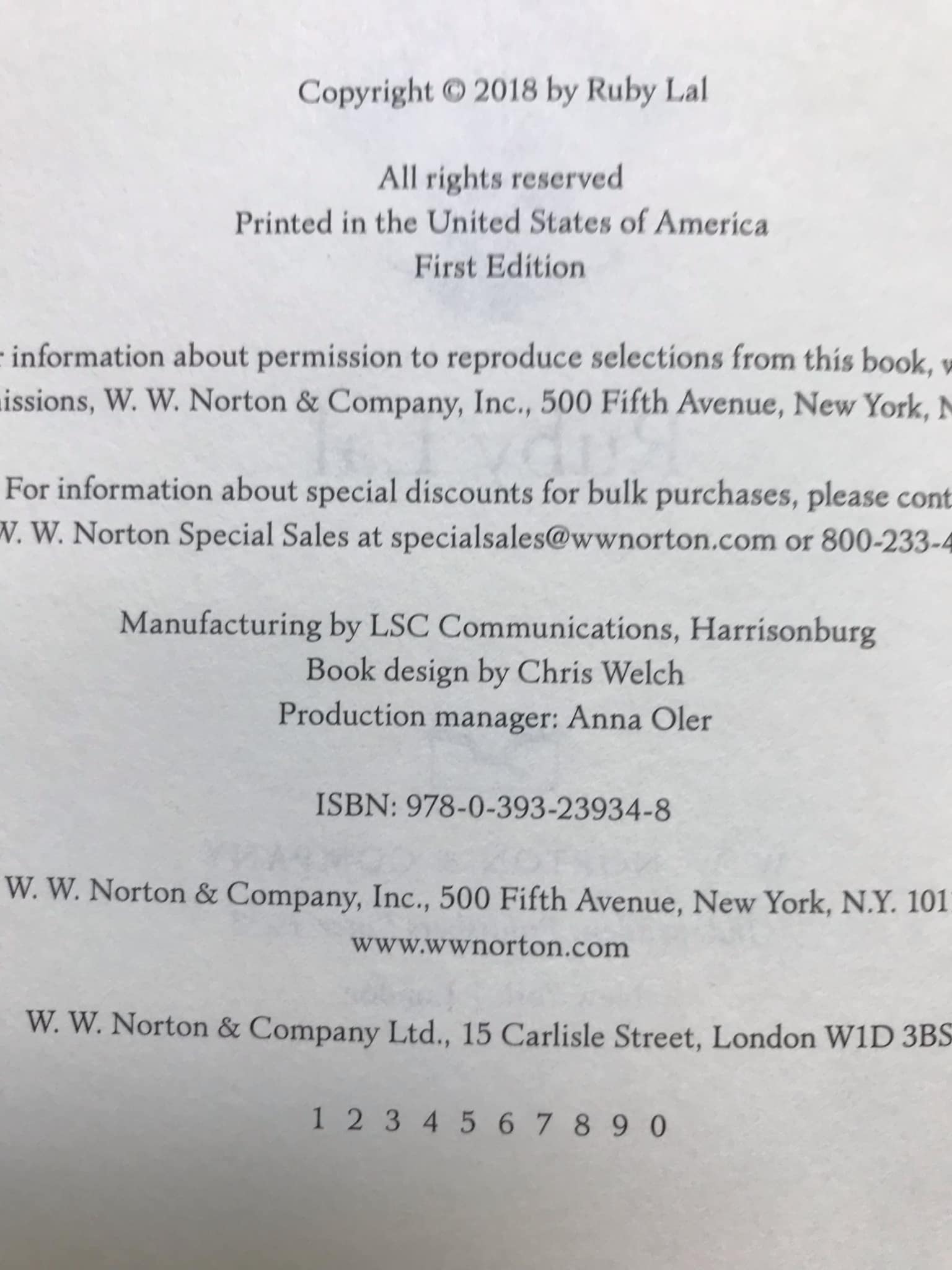 Empress: THe Astonishing Reign of Nur Jahan by Lal, Ruby: NF Hard Cover (2018) First Edition ...