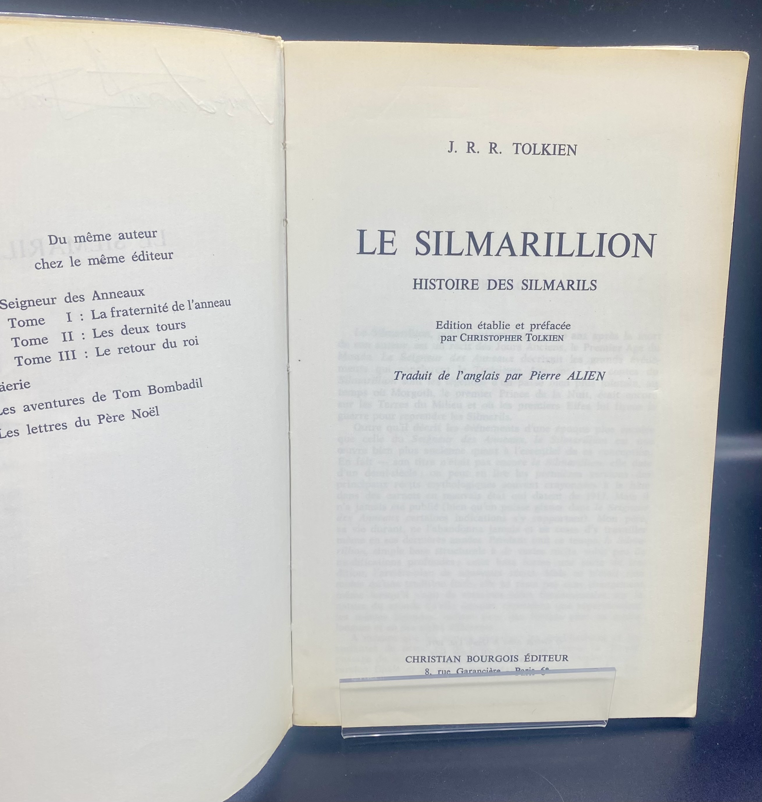 Le Silmarillion by J.R.R. Tolkien, Christopher Tolkien: Bon Couverture ...