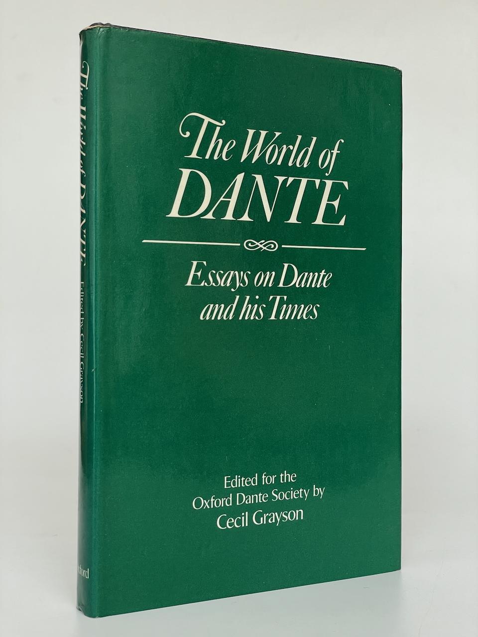 The World of Dante by Grayson, Cecil (Edited for the Oxford Dante ...