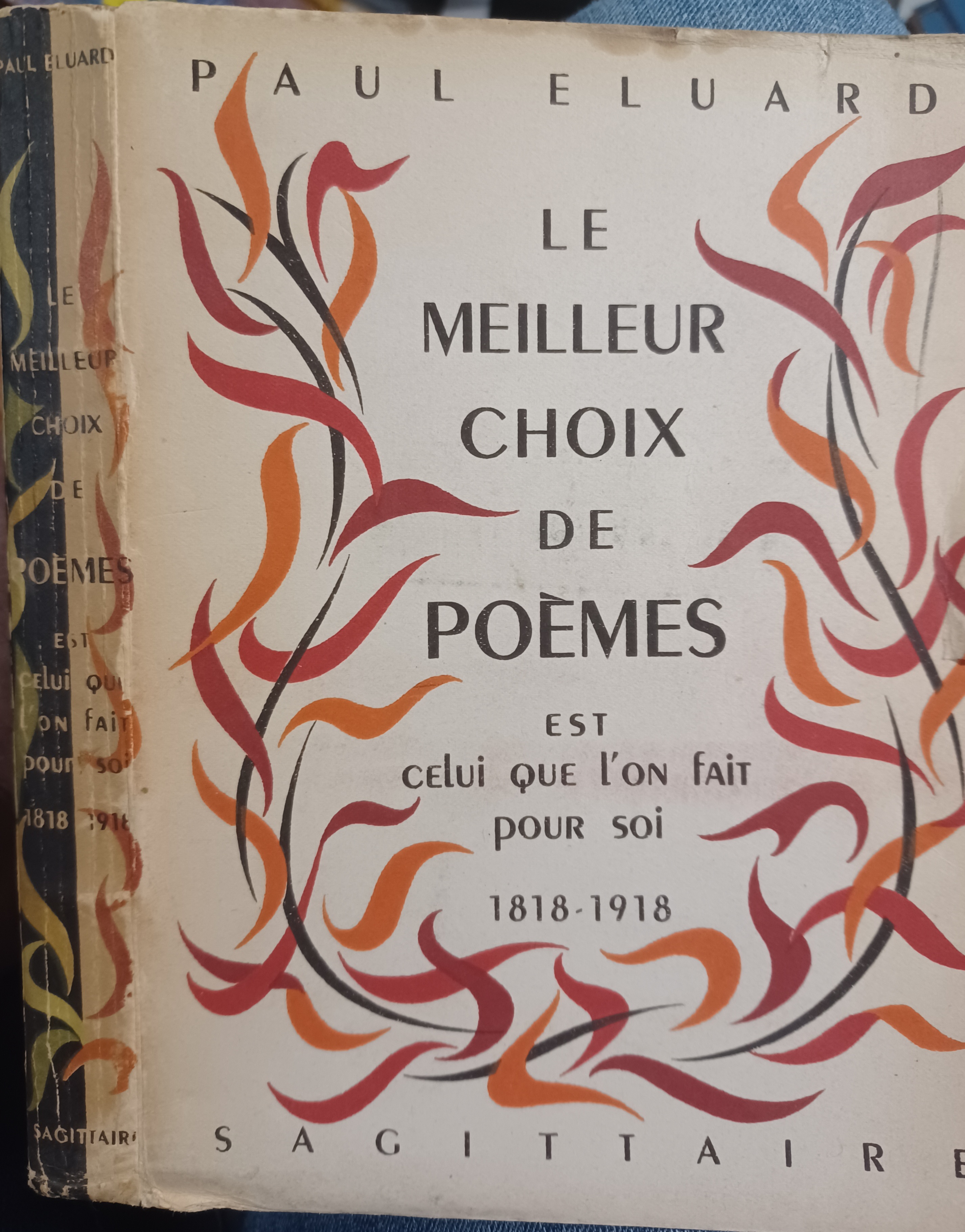 Le Meilleur Choix de Poemes, Est Celui Que L'on Fait Pour Soi 1818-1918 ...