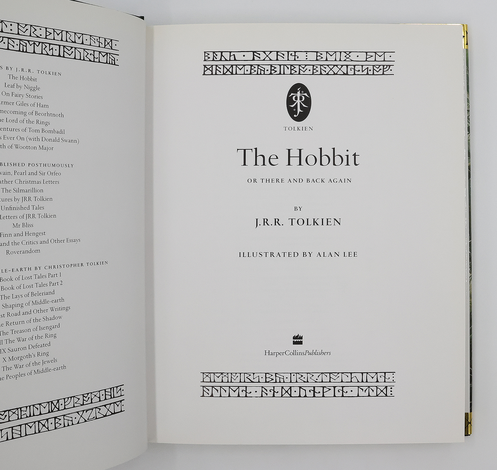 THE HOBBIT, Or There and Back Again. by TOLKIEN, J. R. R.; illustrated ...