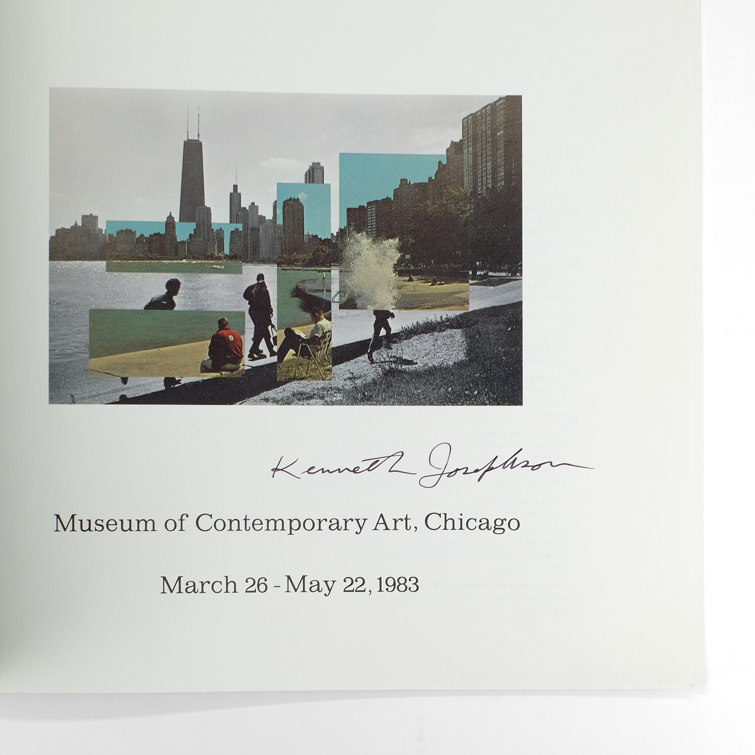 Kenneth Josephson [Signed] by JOSEPHSON, Kenneth: Fine Soft cover (1983 ...