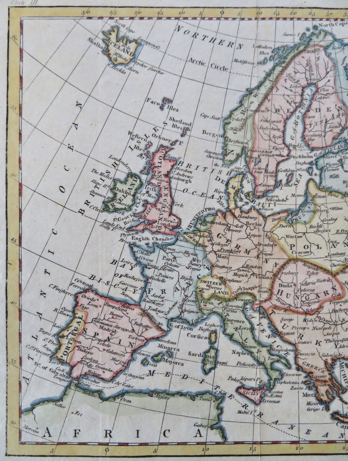 Europe Holy Roman Empire Ottomans Russia Scandinavia Poland 1795 ...