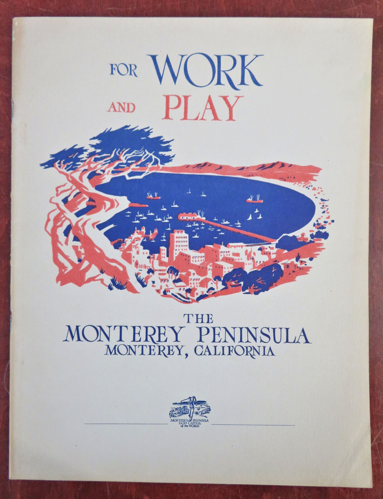 Monterey California Tourist Business Guide 1948 Promotional book ...