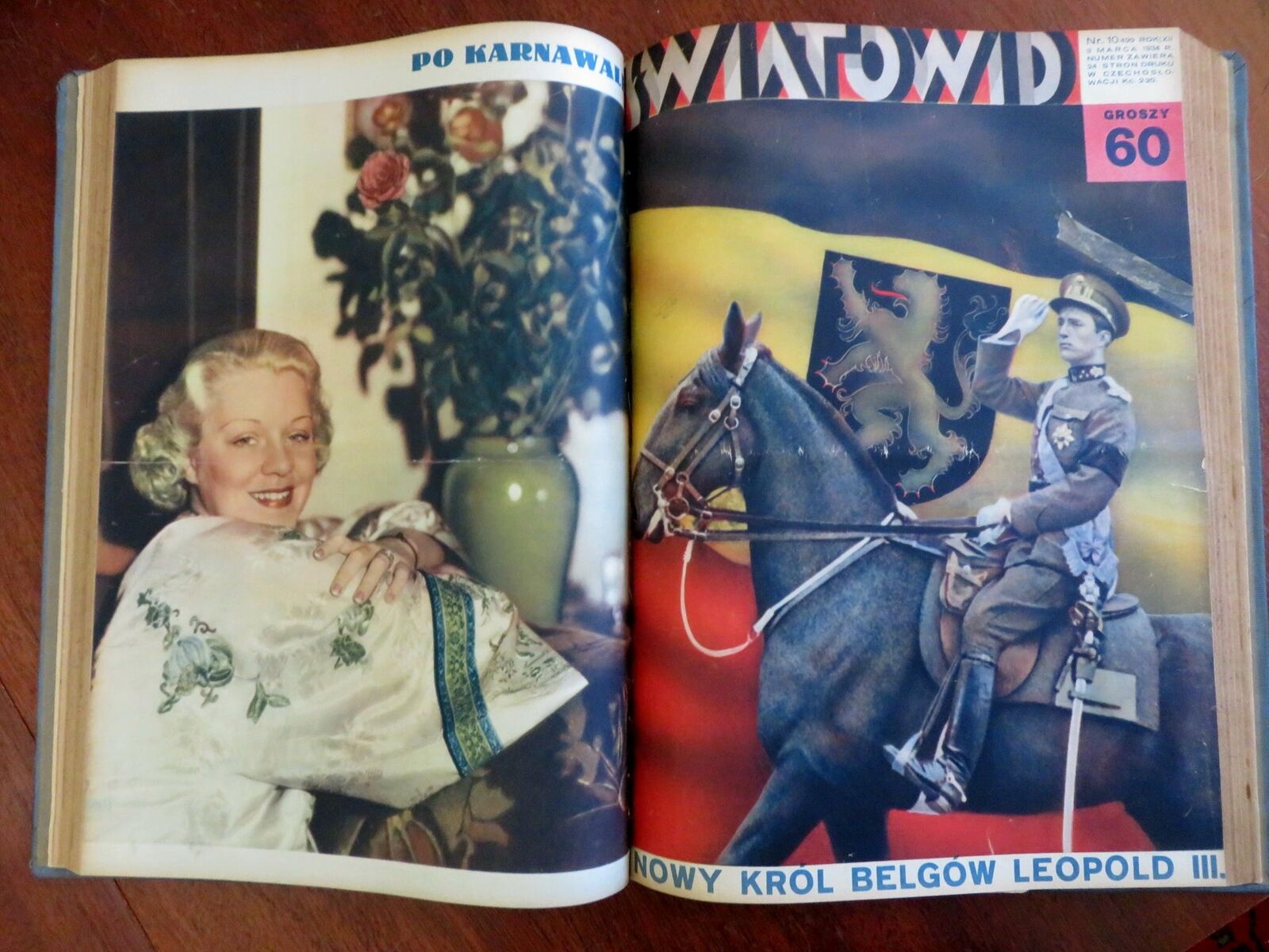 Poland Polish Magazine 1934 Swiatowid culture pictorial news society c ...