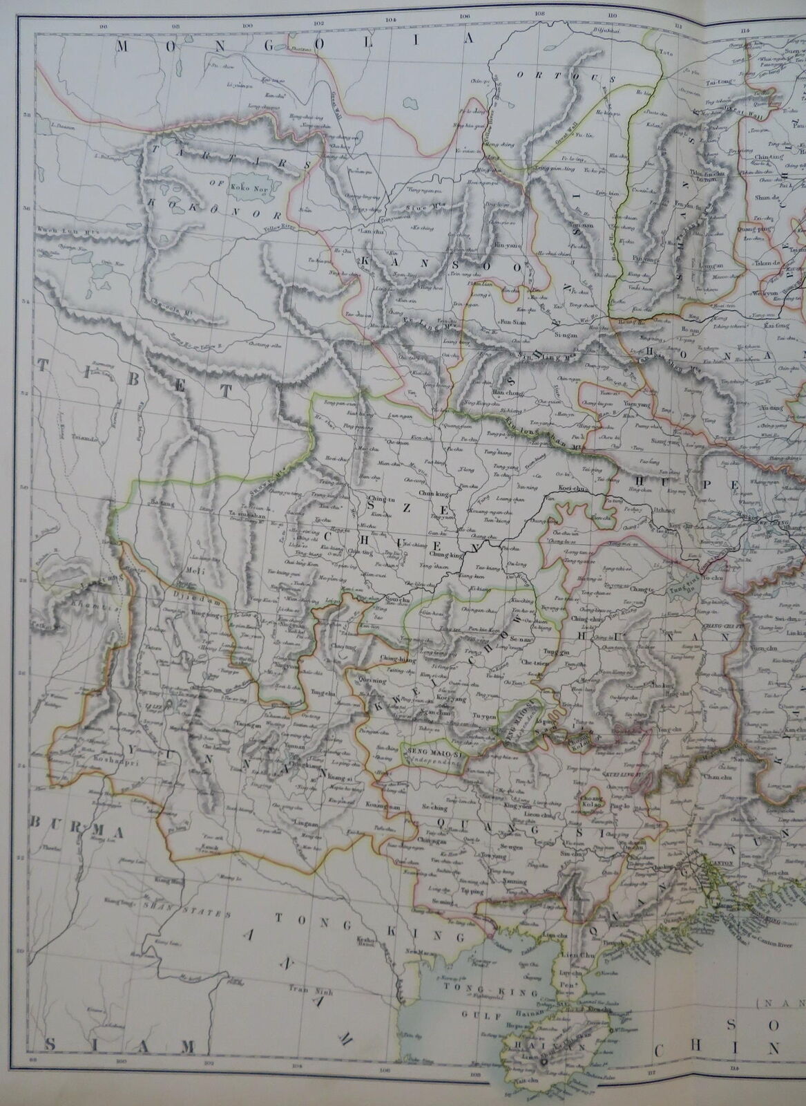 China Qing Empire Peking Beijing Korea 1890 scarce folio Scribner-Black ...