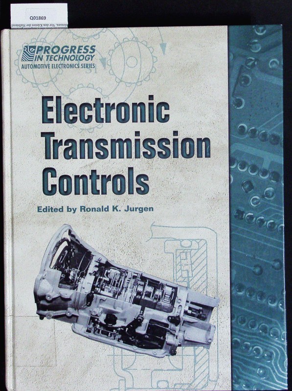 Electronic transmission controls. PT - SAE Automotive electronics ...