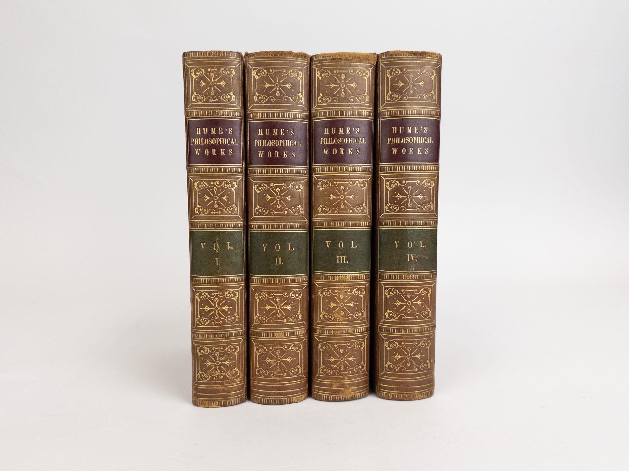 THE PHILOSOPHICAL WORKS OF DAVID HUME [Four Volumes] von Hume, David ...