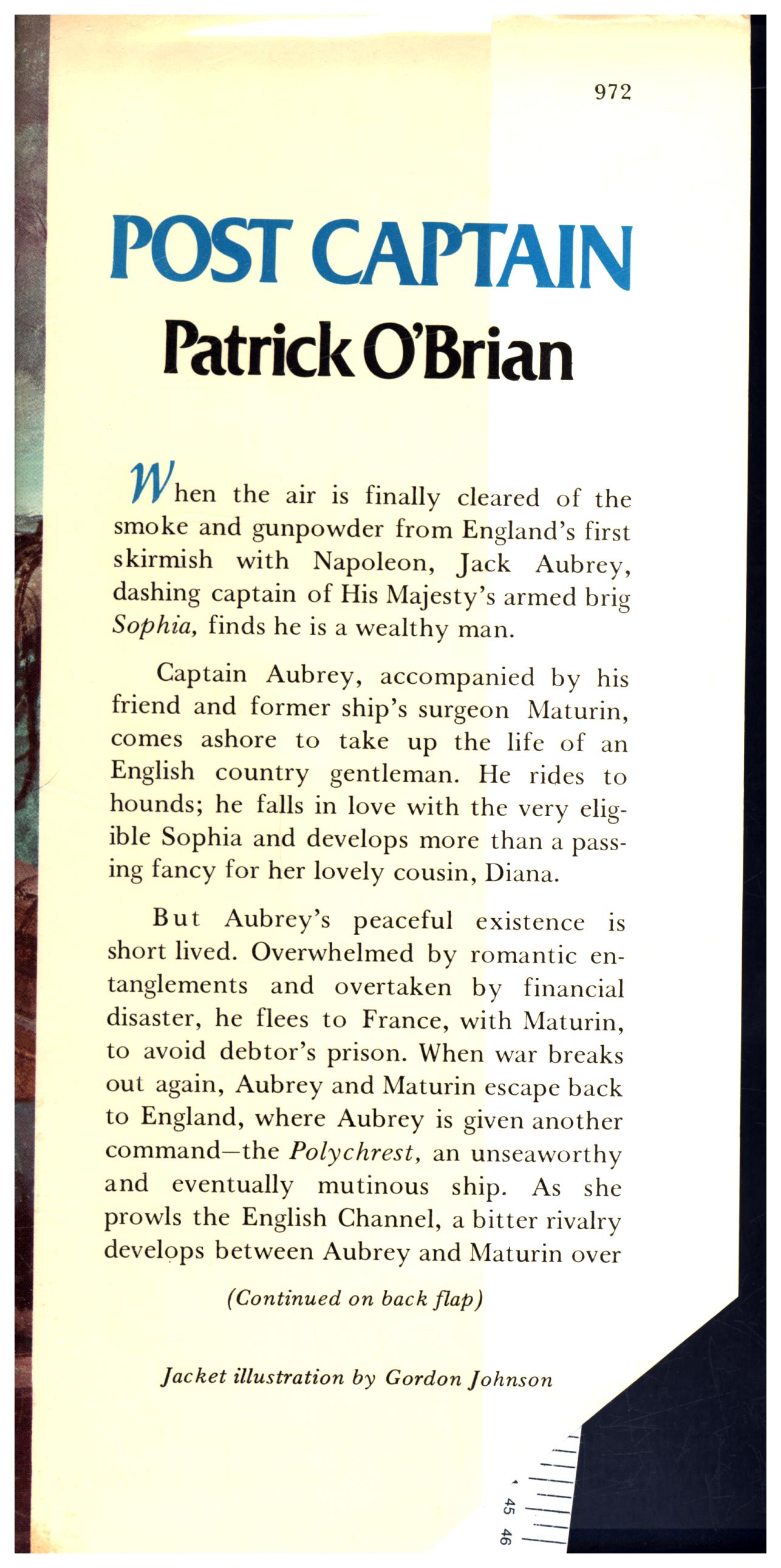 Post Captain by O'Brian, Patrick: Very Good Hardcover (1972) 1st ...