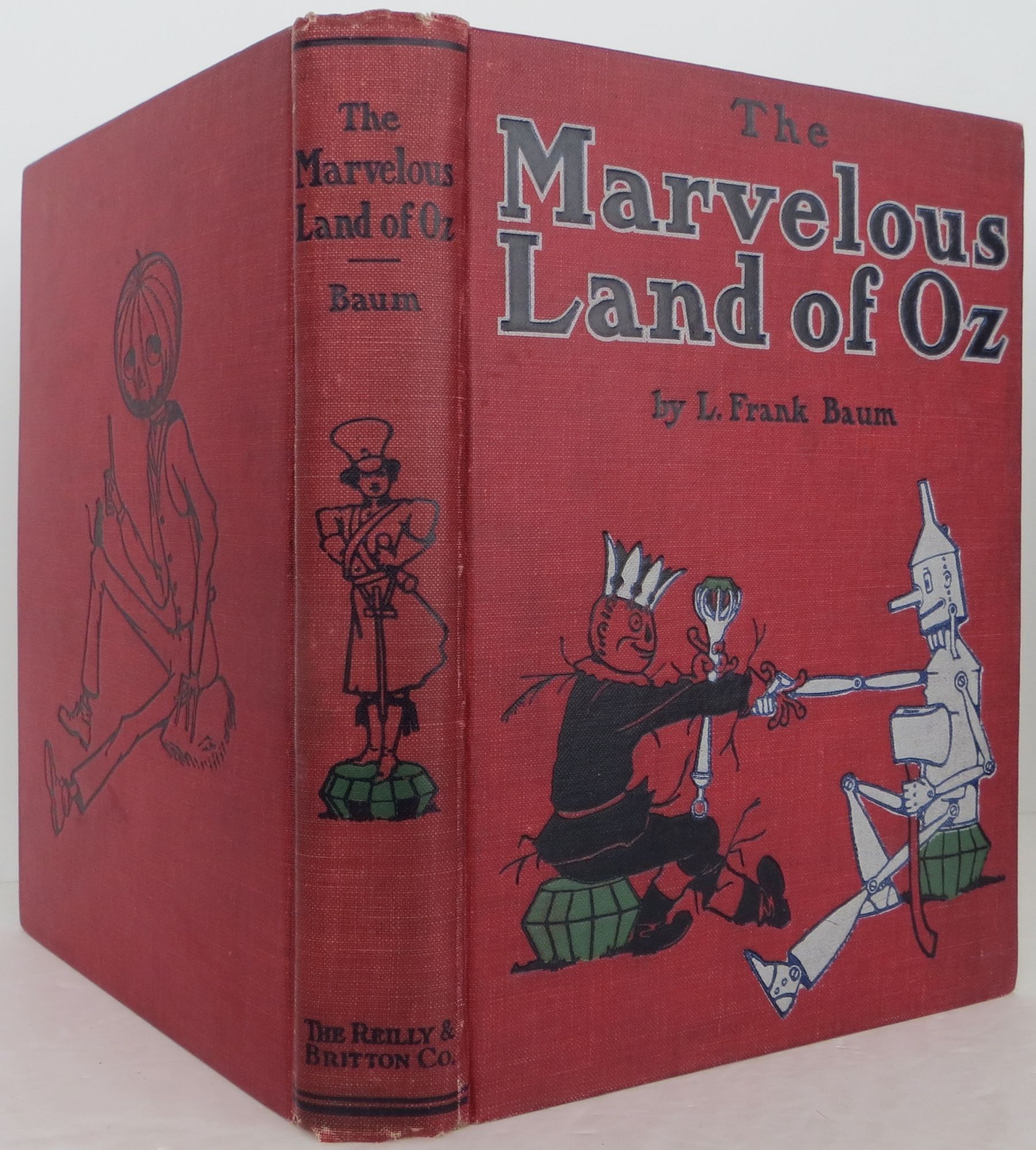 The Marvelous Land of Oz by Baum, L. Frank: near fine hardcover (1904 ...