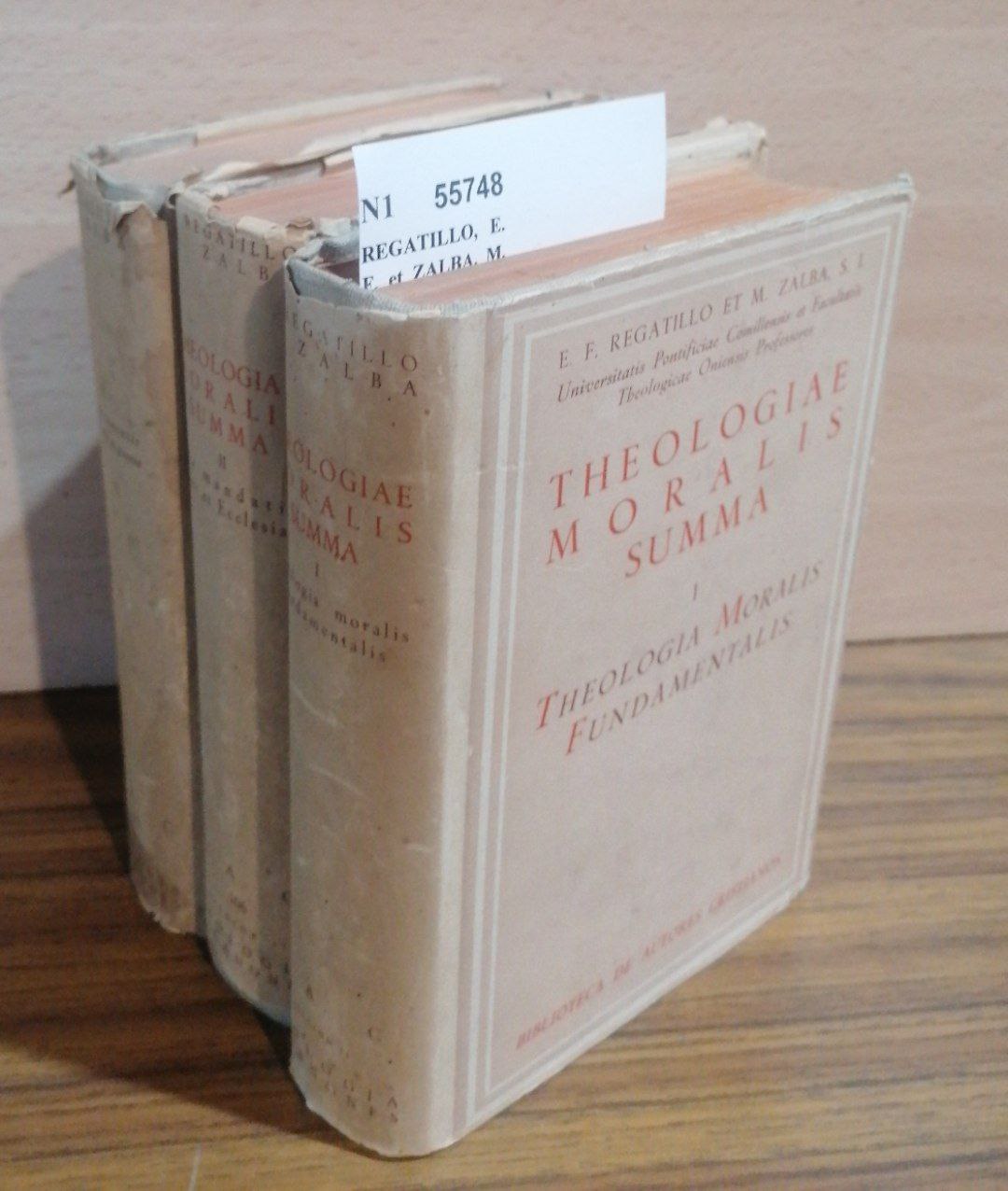 THEOLOGIAE MORALIS SUMMA (3 VOLUMENES) de REGATILLO, E.F. et ZALBA, M. s.i. | LIBROS CON HISTORIA