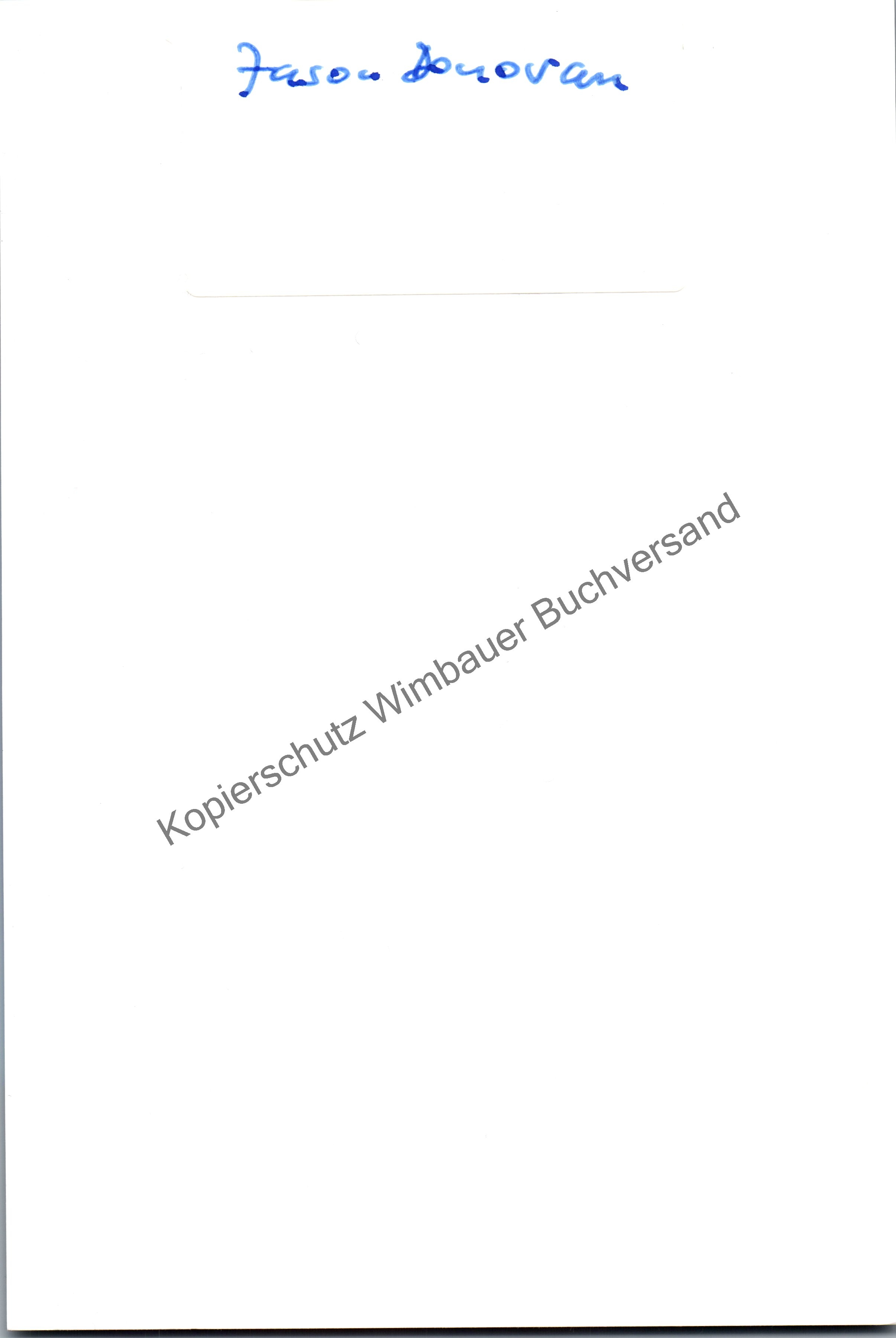 Original Autogramm Jason Donovan /// Autograph signiert signed signee ...