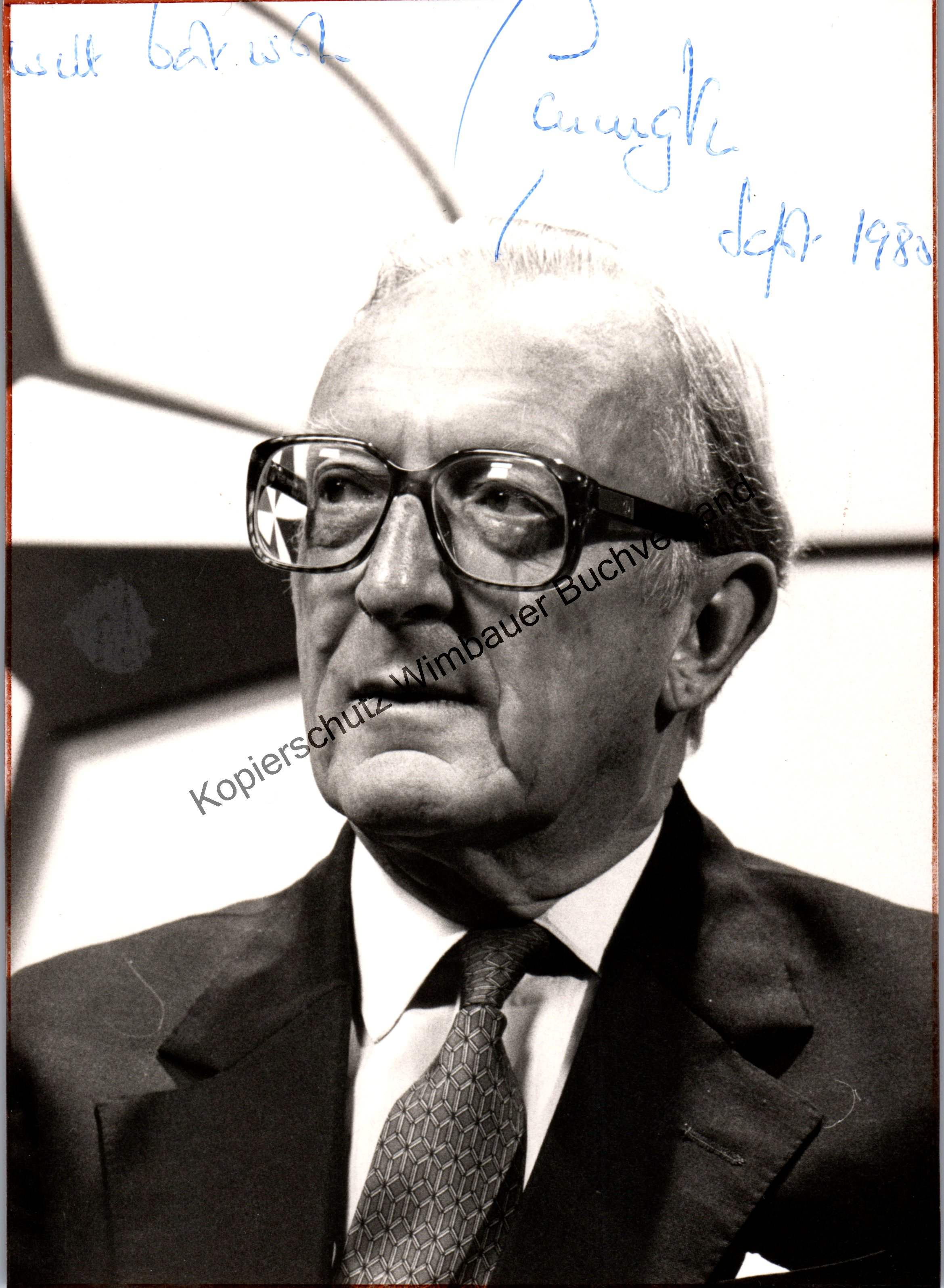 Original Autogramm Peter Carrington (1919-2018) NATO GB-Aussenminister ...