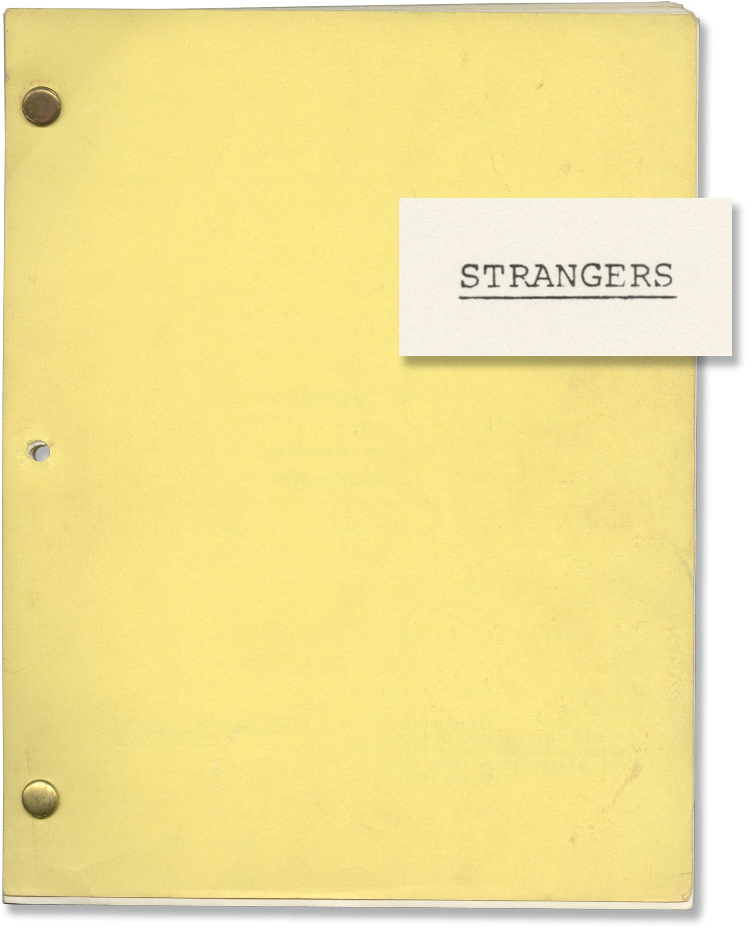 Strangers (Original script for the 1979 play) von Bruce Dern, Lois ...