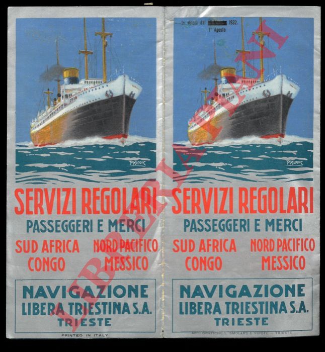 PFO "California" - "Duchessa d'Aosta" e "Rosandra". Navigazione libera ...