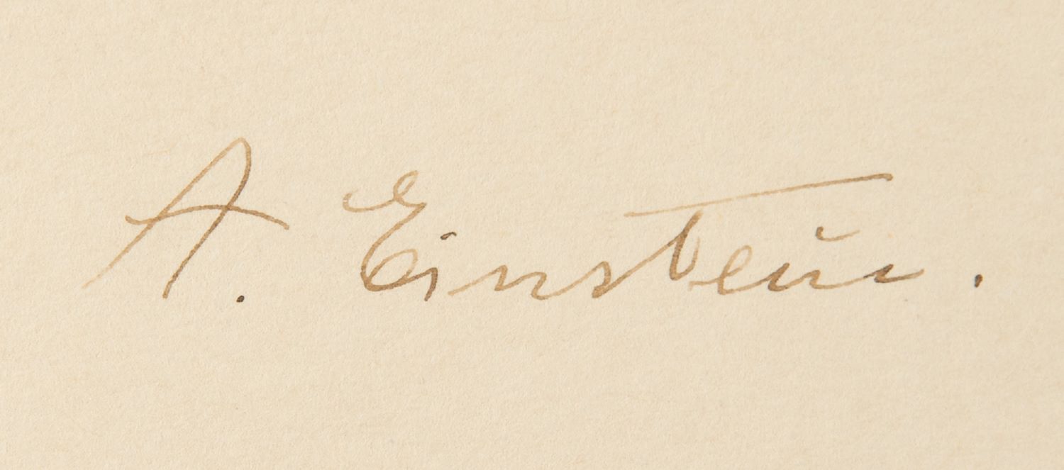 Superb Signed Silkscreen Print by ALBERT EINSTEIN by Albert Einstein ...