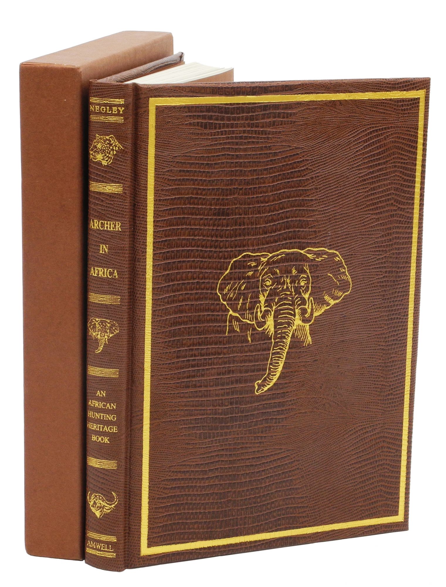 ARCHER IN AFRICA by Negley W.: Fine in fine slipcase. Signed by Author ...