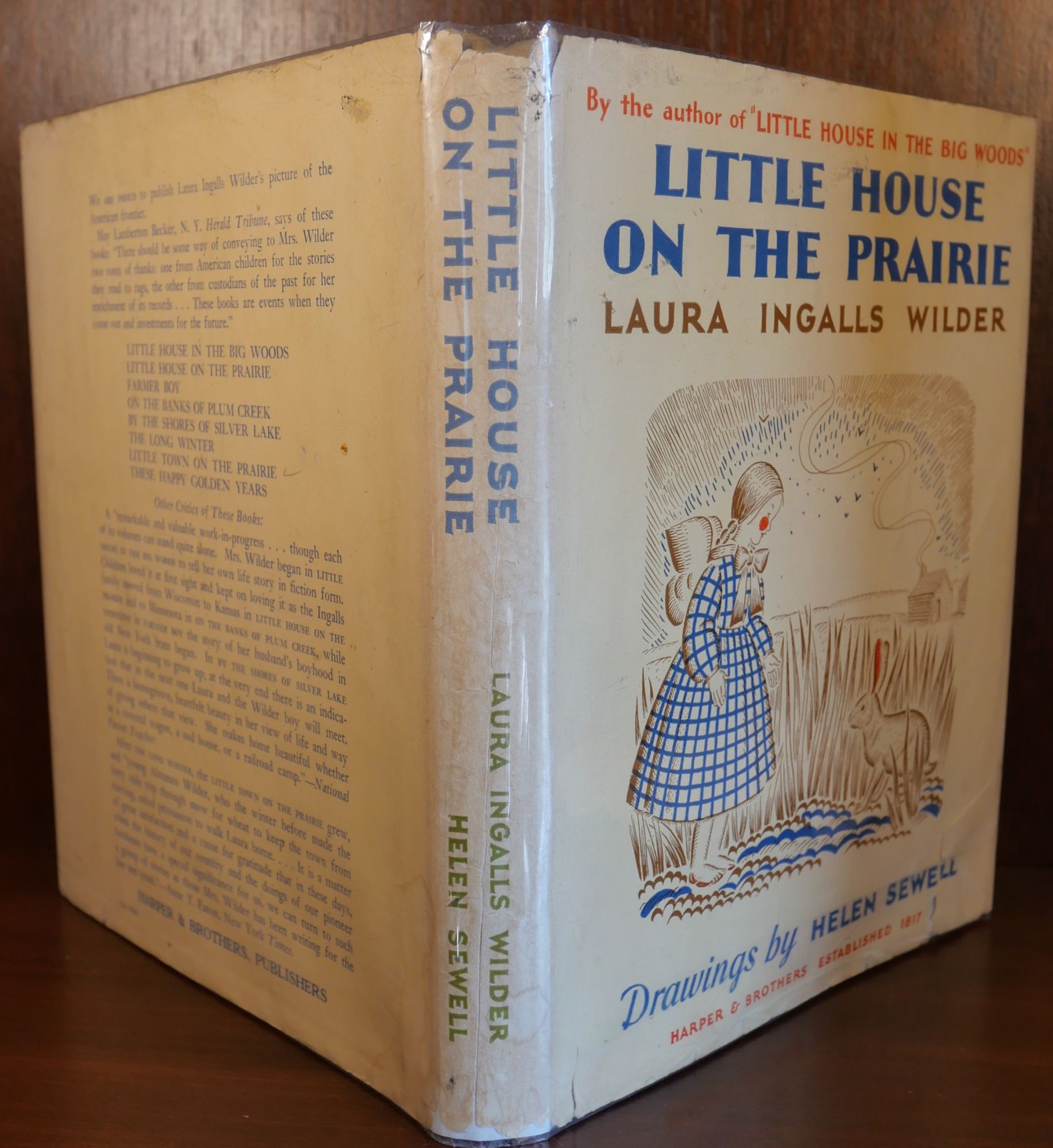 Little House on The Prairie by Laura Ingalls Wilder: (1935) First ...