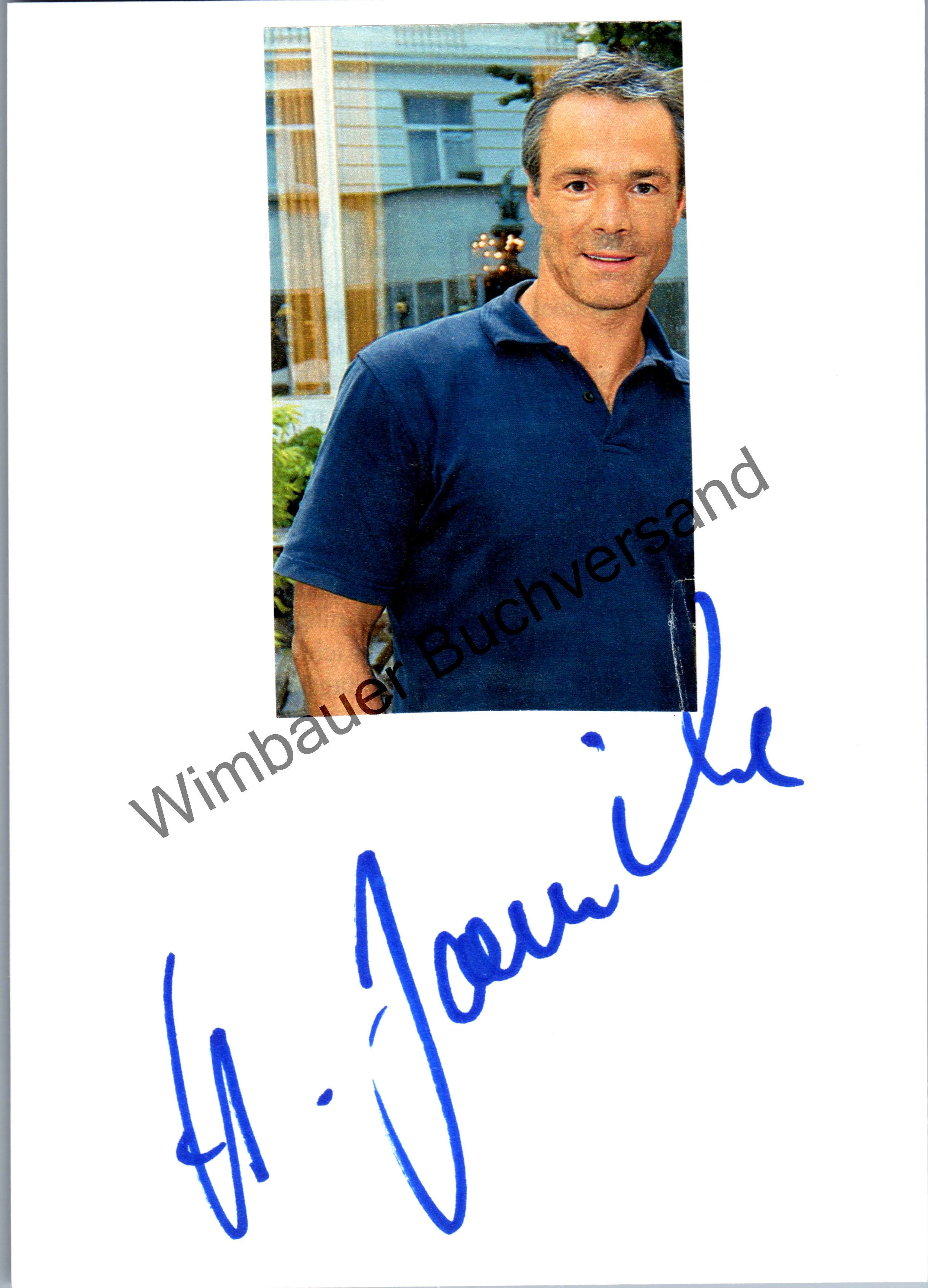 Original Autogramm Hannes Jaenicke /// Autograph signiert signed signee ...
