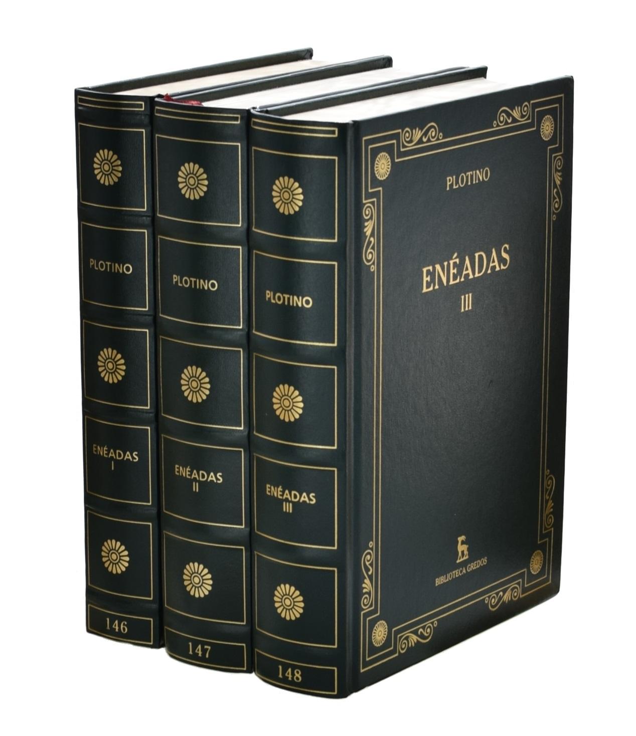 ENÉADAS, I-II-III (EDICIÓN COMPLETA EN 3 TOMOS) de PLOTINO: Excelente Tapa dura (2009) Primera ...