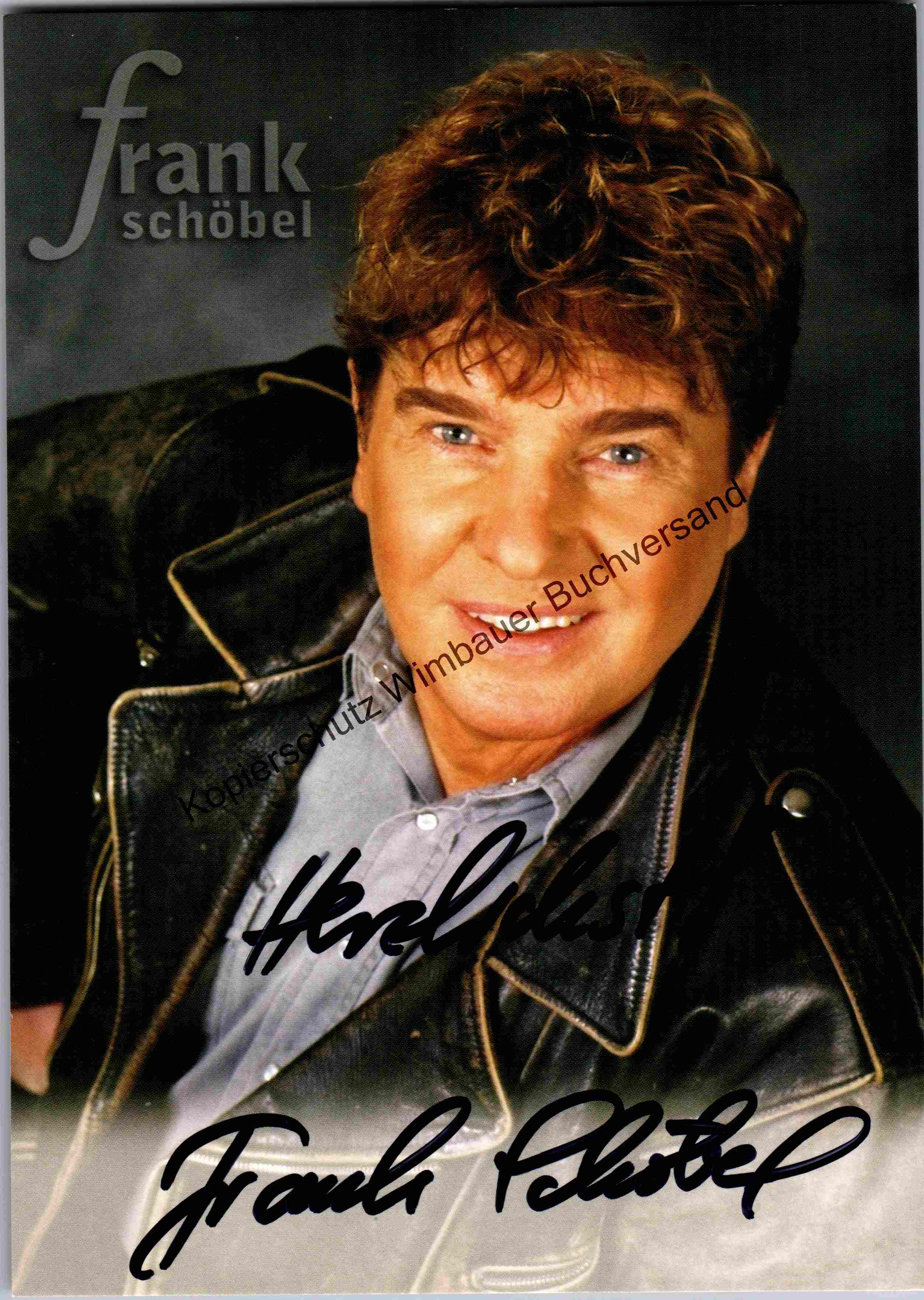 Original Autogramm Frank Schöbel (*1942) /// Autogramm Autograph ...