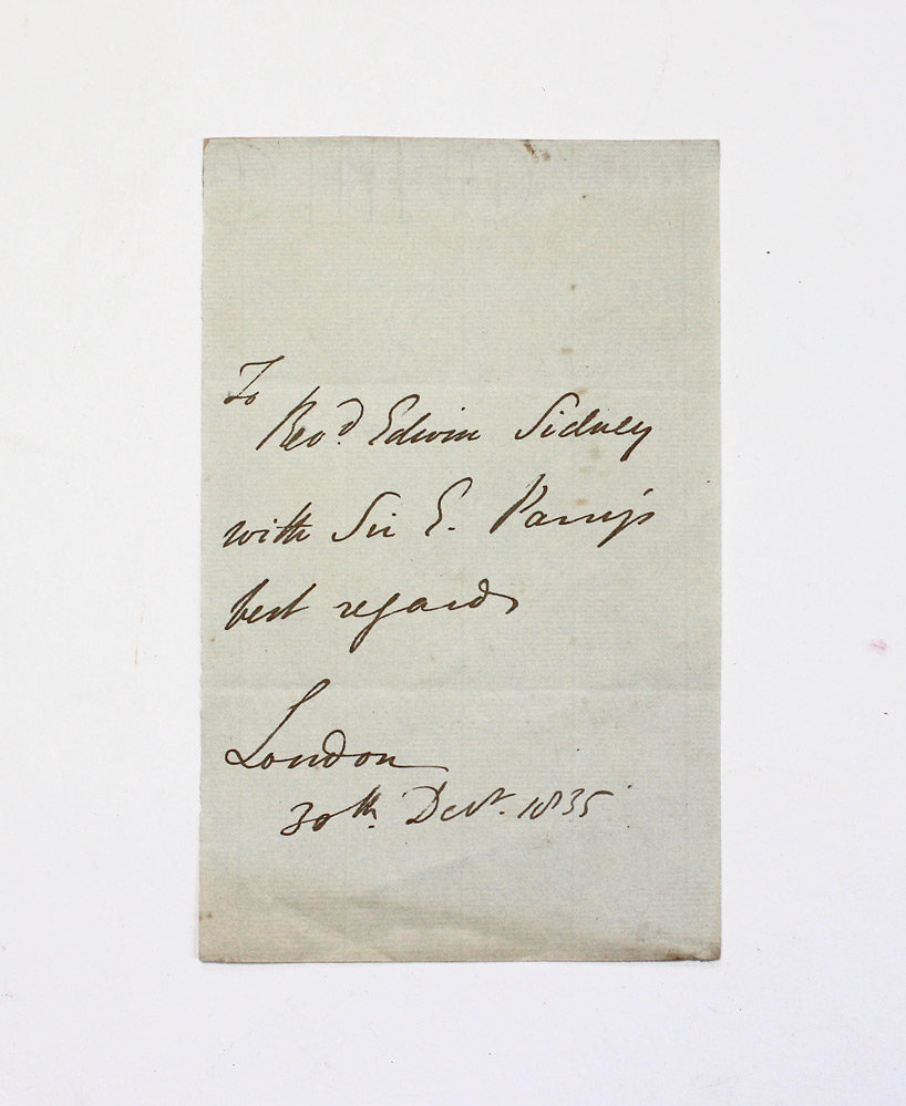 An Original Handwritten and Signed Letter by Arctic Explorer Sir ...