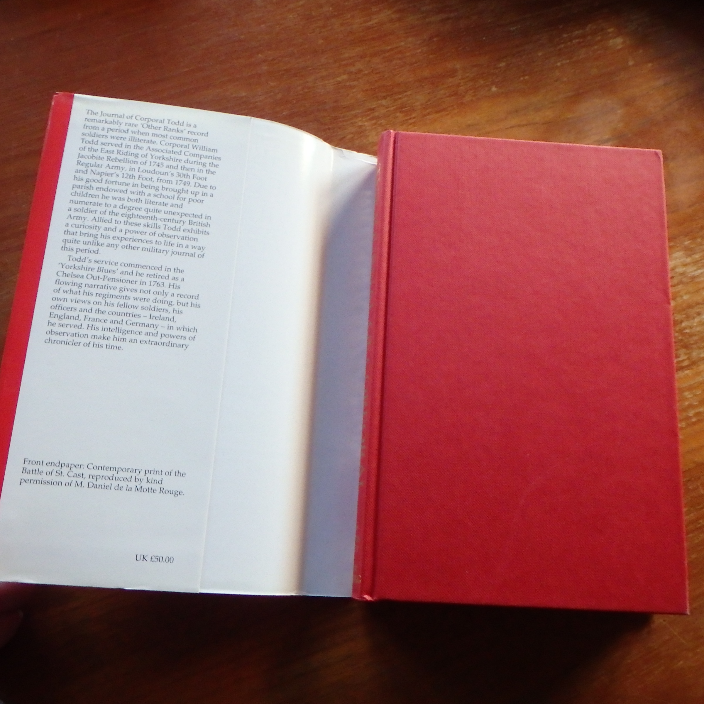 The Journal of Corporal Todd 1745 -1762 by Cormack, Andrew & Jones ...