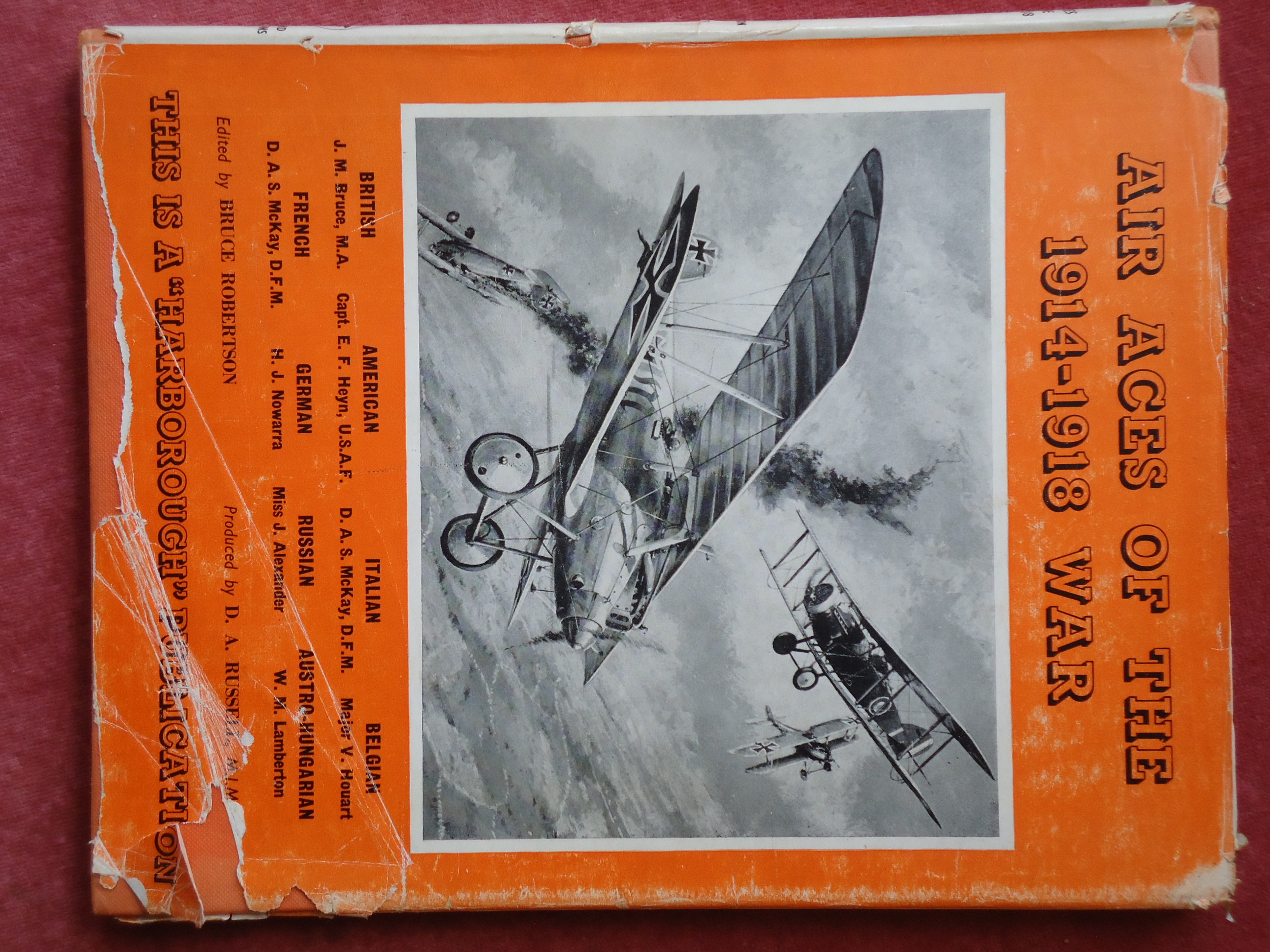 AIR ACES OF THE 1914-1918 WAR by Robertson, Bruce: Fair Hardcover (1959) | GfB, the Colchester ...