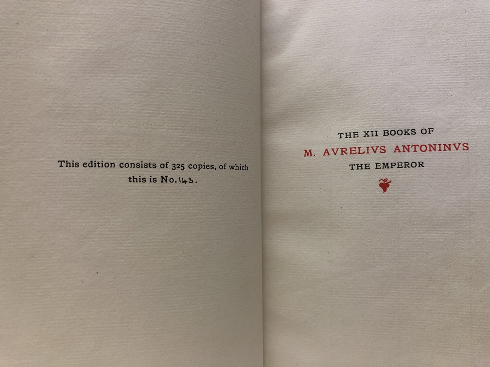 The XII Books of Marcvs Avrelivs Antoninvs The Emperor [Marcus Aurelius ...