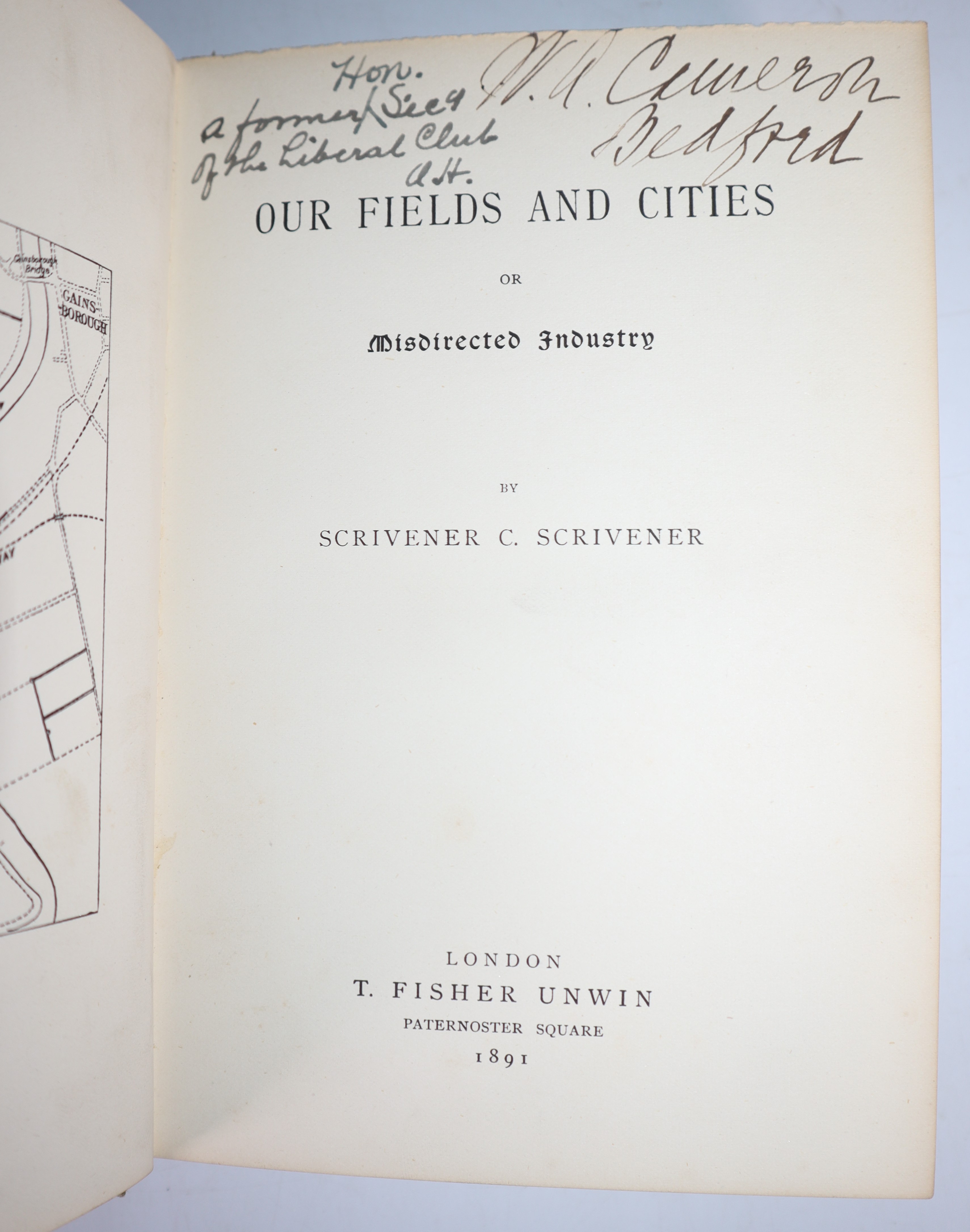 Our Fields And Cities Or, Misdirected Industry by Scrivener C ...