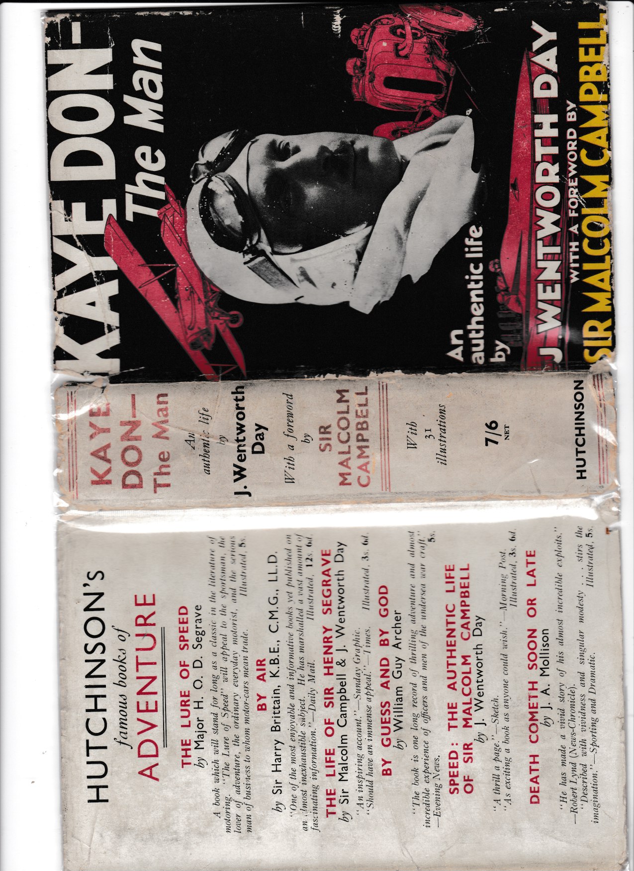 KAYE DON The Man : An authentic Life by J. Wentworth Day: Very Good ...