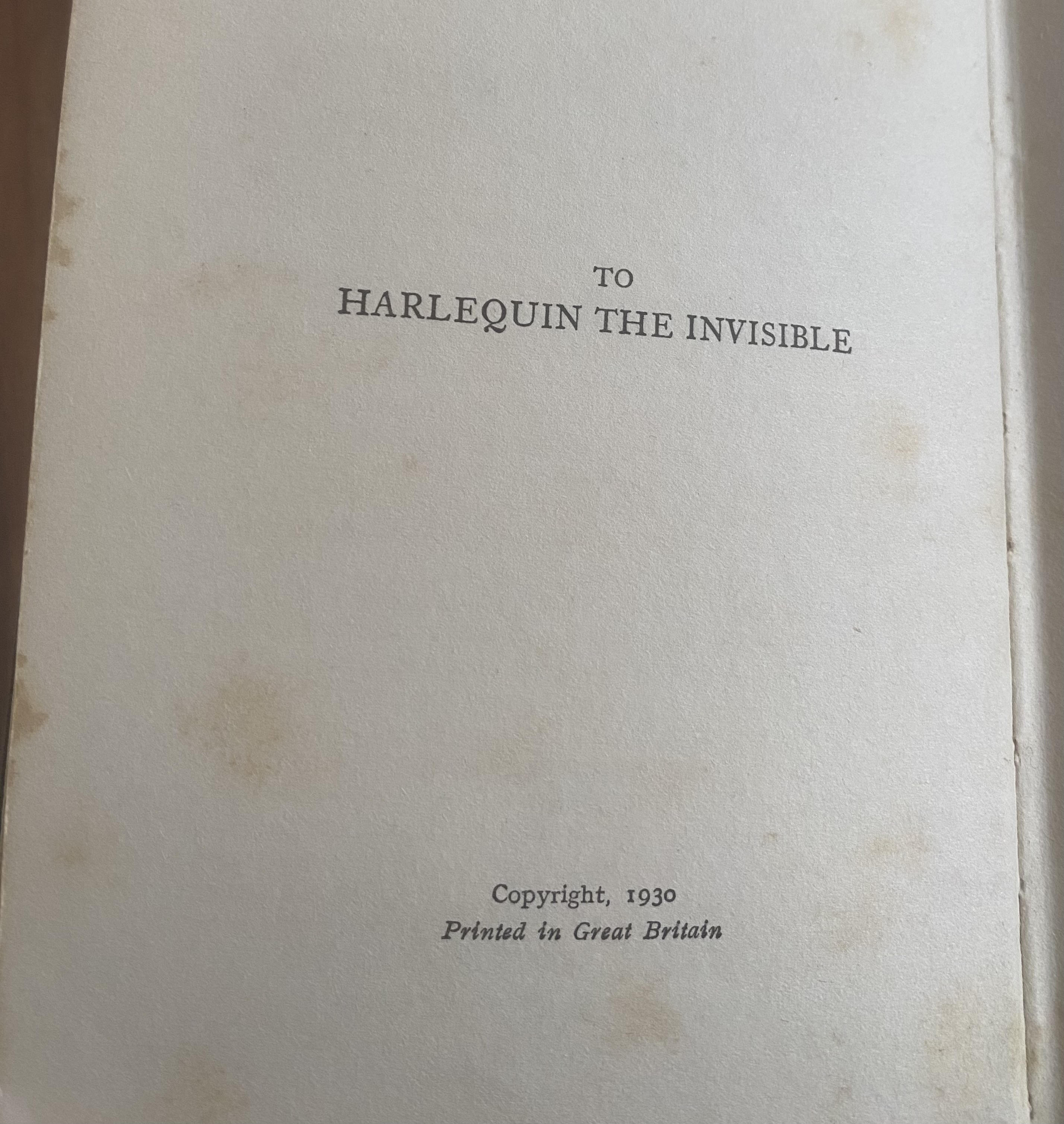 'The Mysterious Mr Quin', UK first edition by Christie, Agatha: Good ...