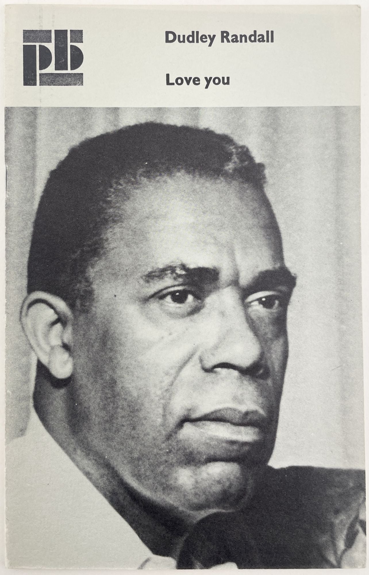 Love You by Dudley Randall: (1970) First Edition. | Better Read Than Dead