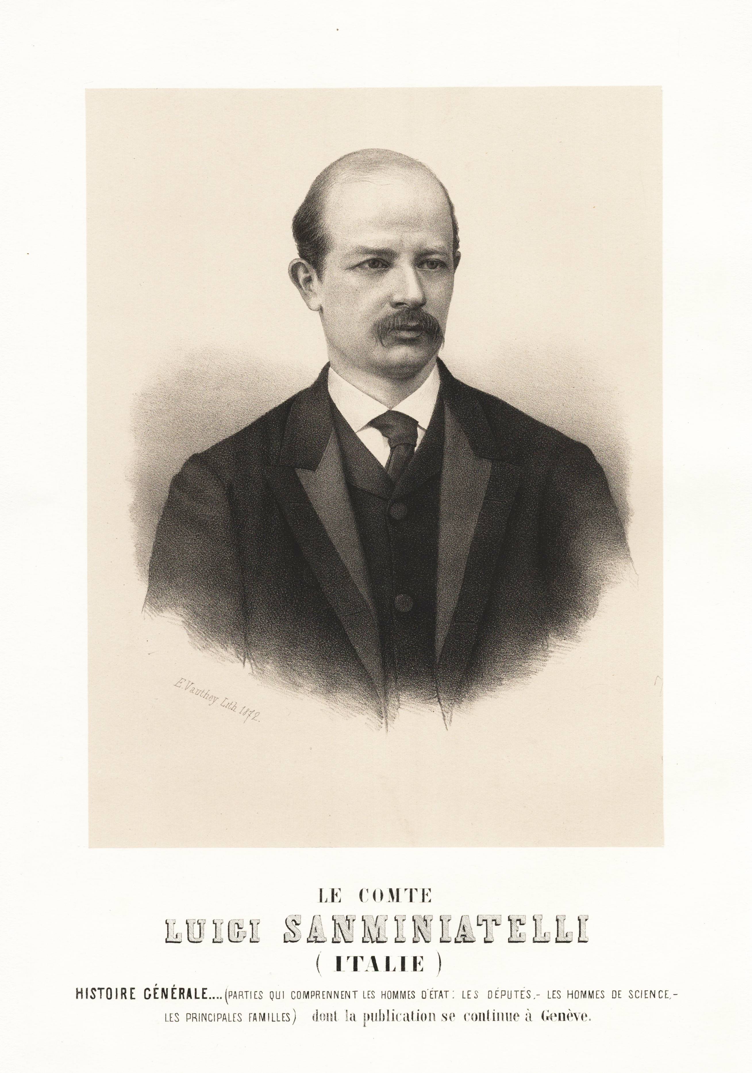 "Le Comte Luigi Sanminiatelli" - Luigi Sanminiatelli Zabarella (1834 ...