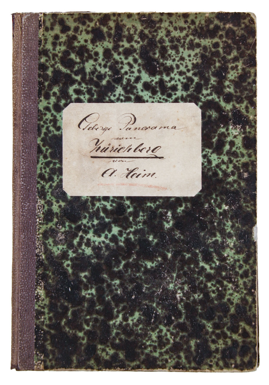 Gebirgs-Panorama vom Zürichberg (Allmendscheune oberhalb dem Forster ...